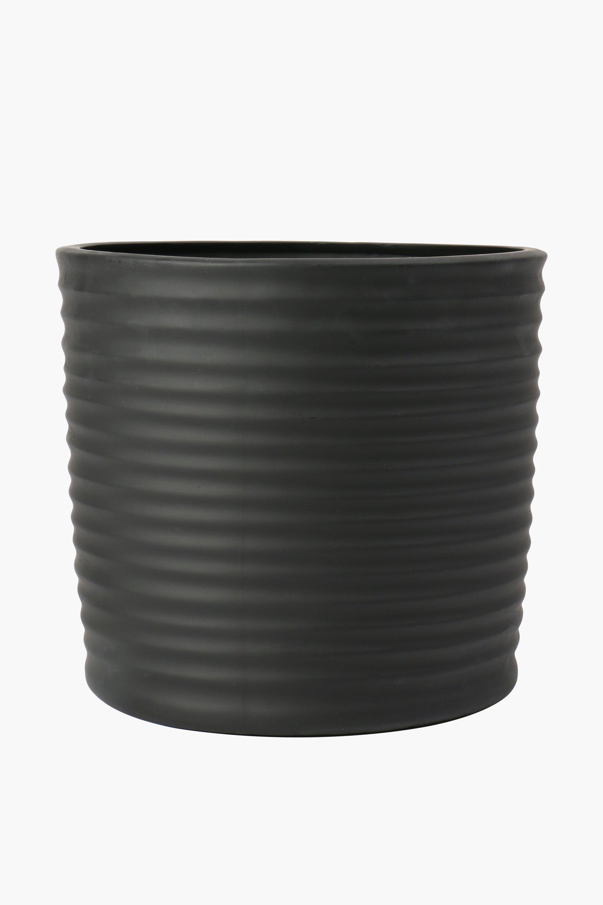 Ceramic Ripple Planter Xl