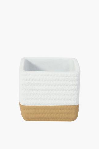 Two Tone Ceramic Planter