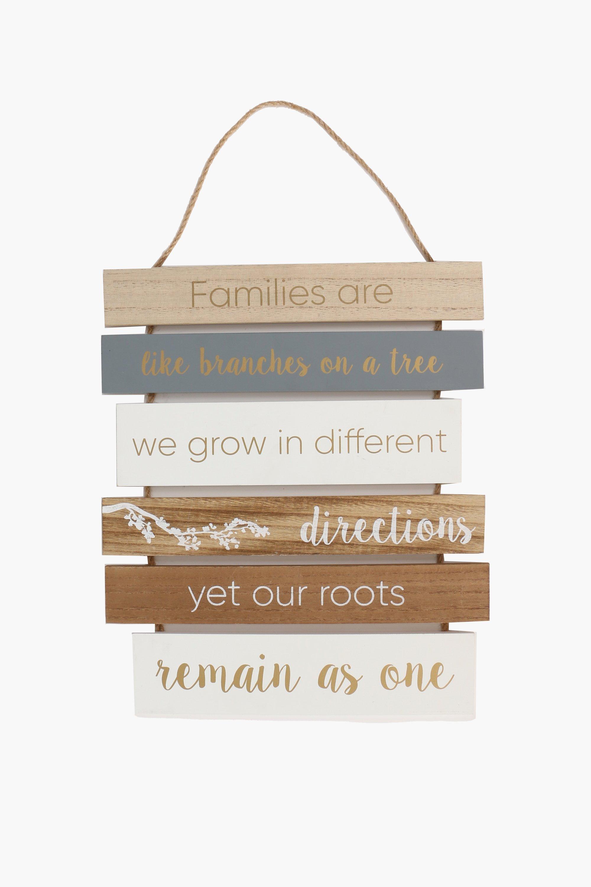 Inspirational Script Hanging Plaque