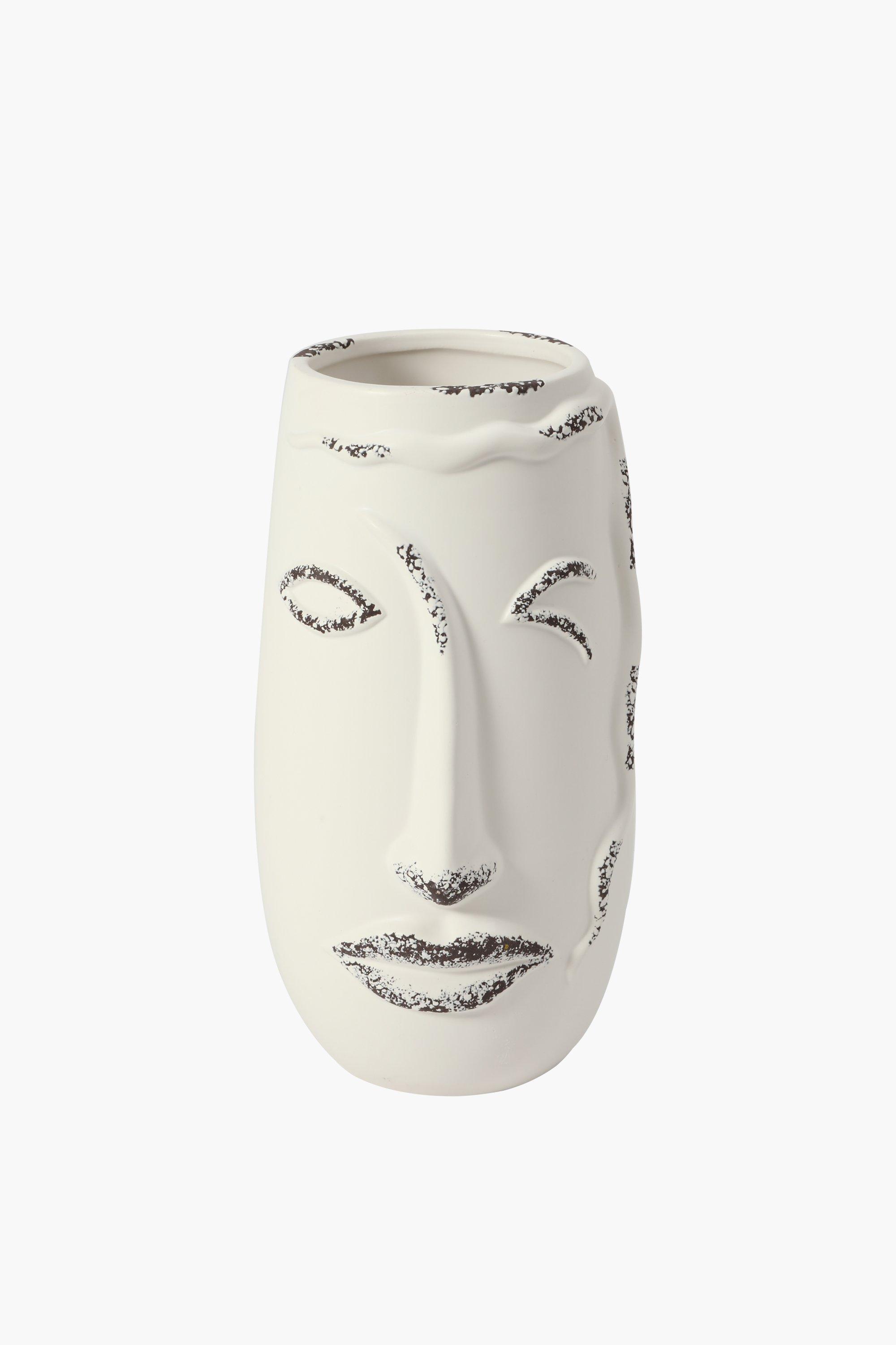 Ceramic Face Vase