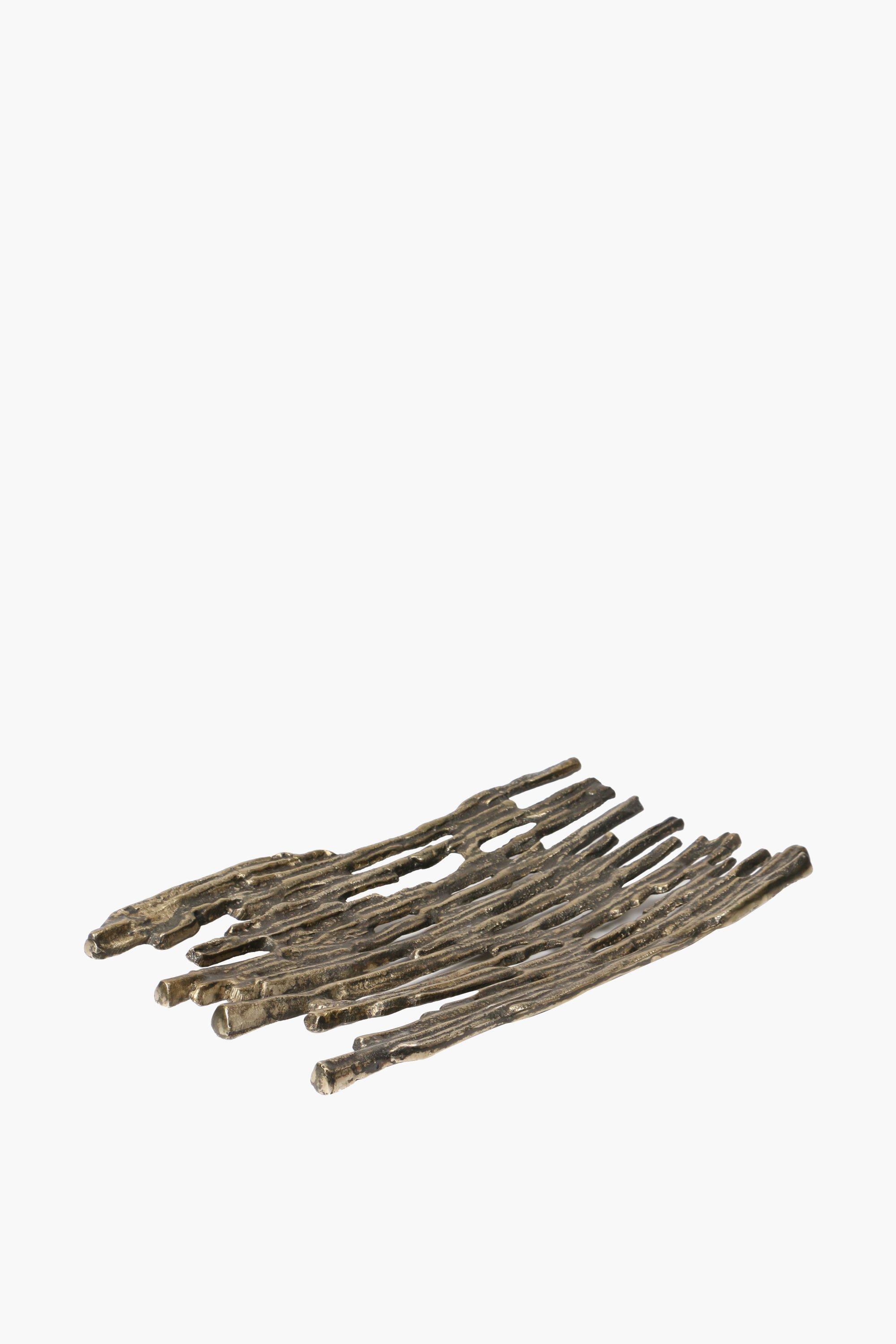 Wild Bark Metal Tray, 41x23cm
