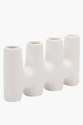 Stem Ceramic Joint Vase, 21x12cm