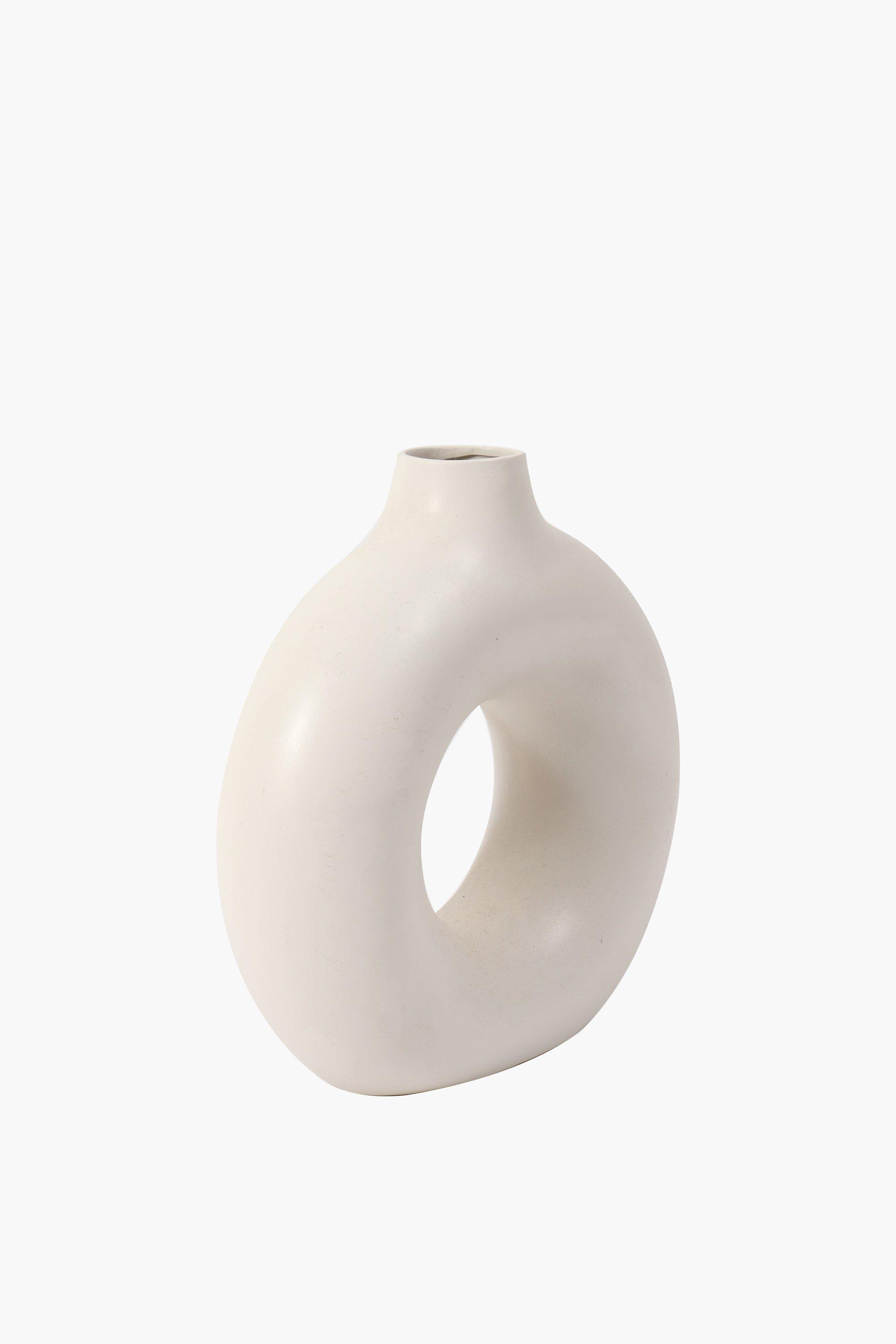 Organic Circle Vase, 30x32cm