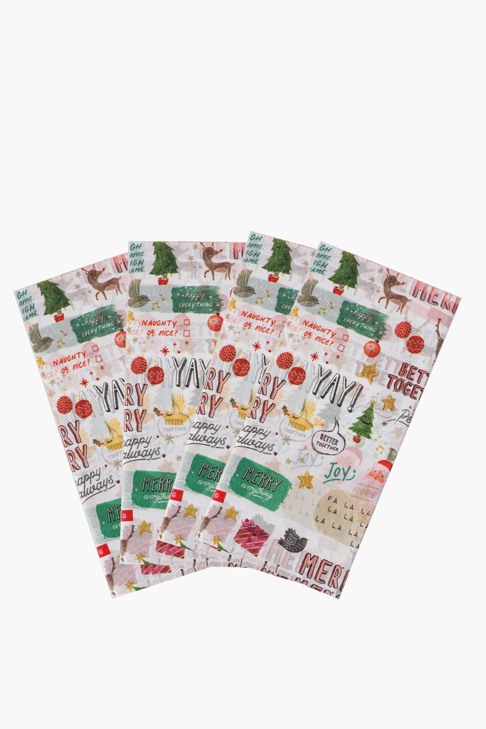 Joy Christmas Tissue Paper