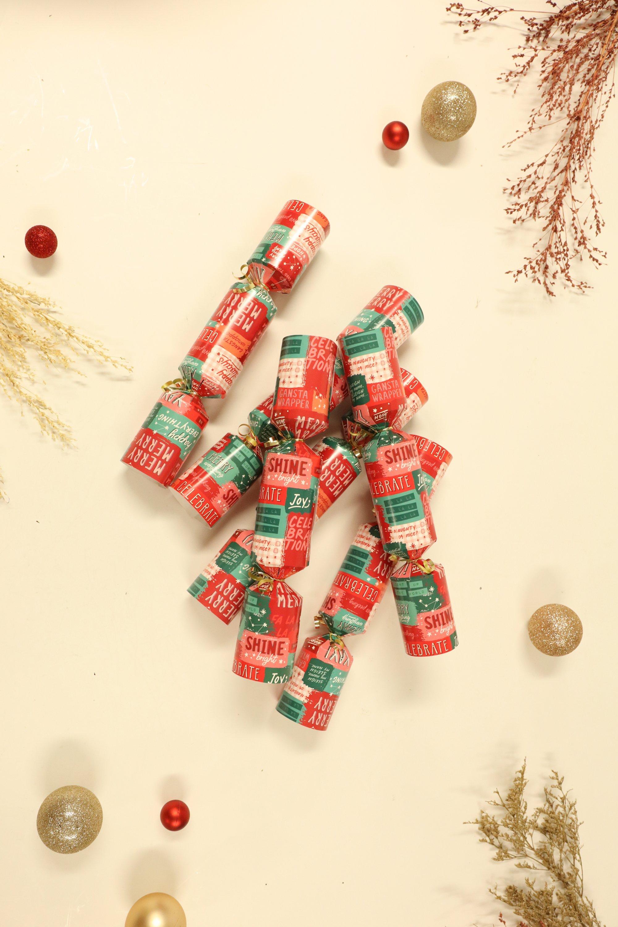 6 Pack Festive Crackers