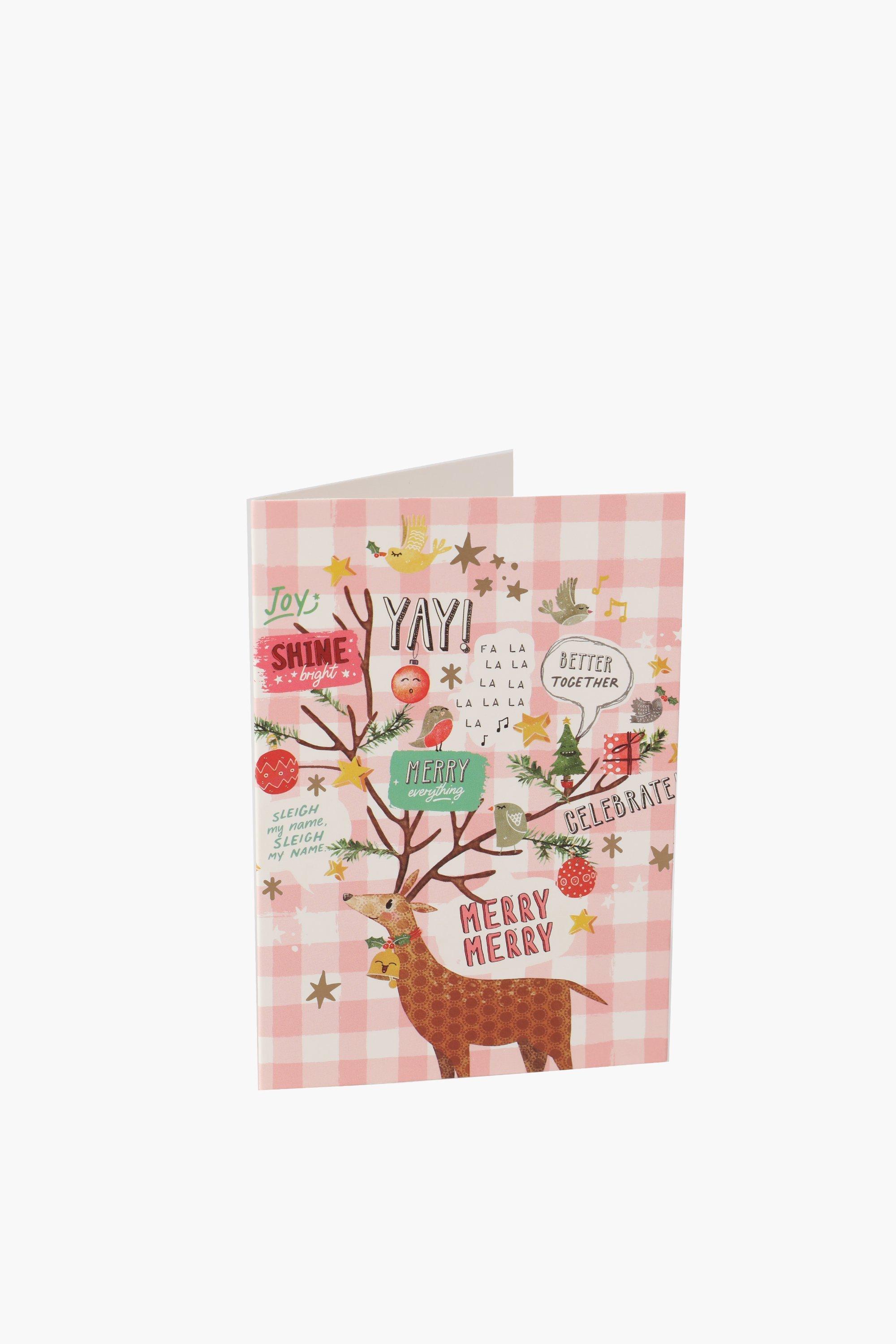 Joy Christmas Gift Card A6