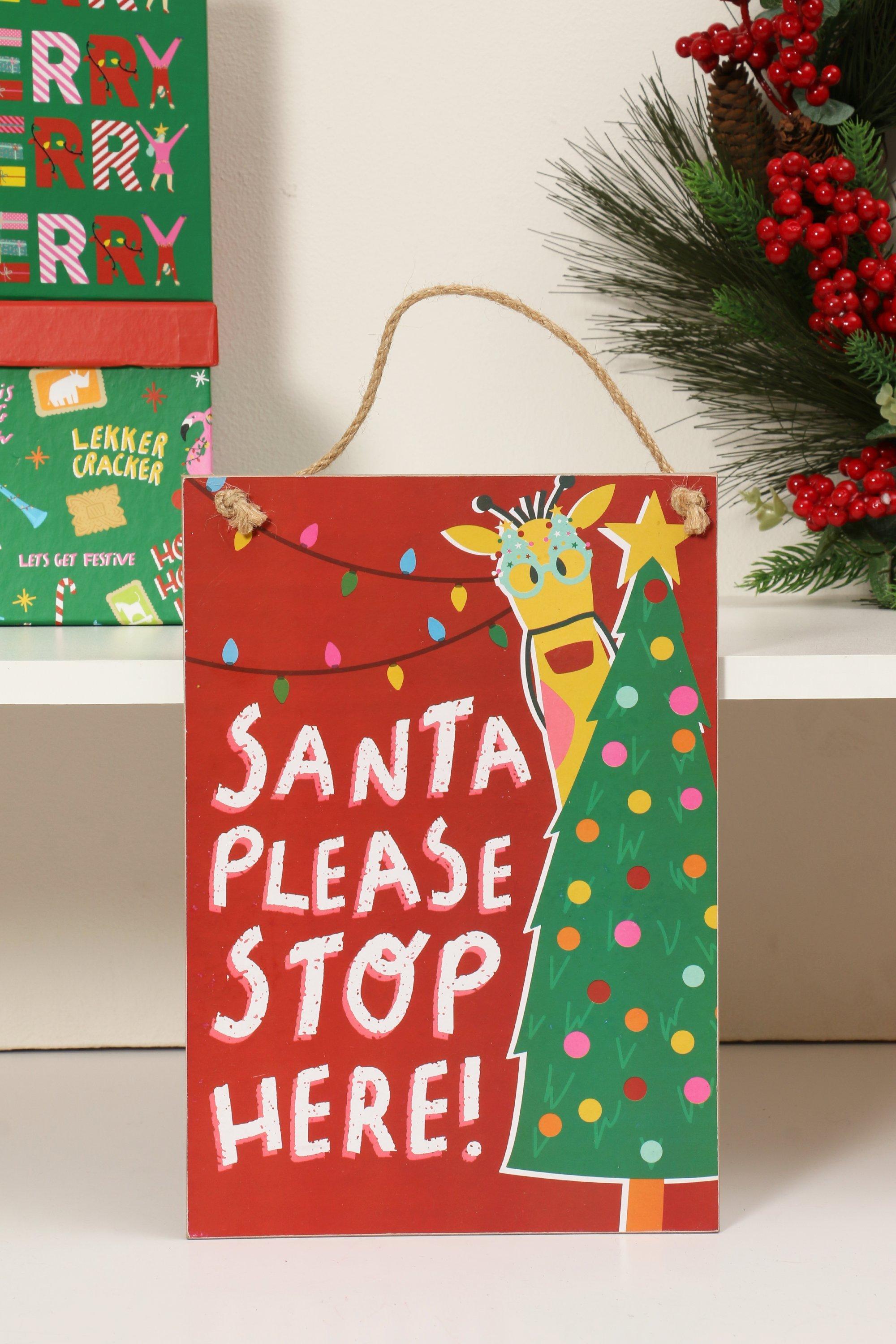 Festive Hanging Sign