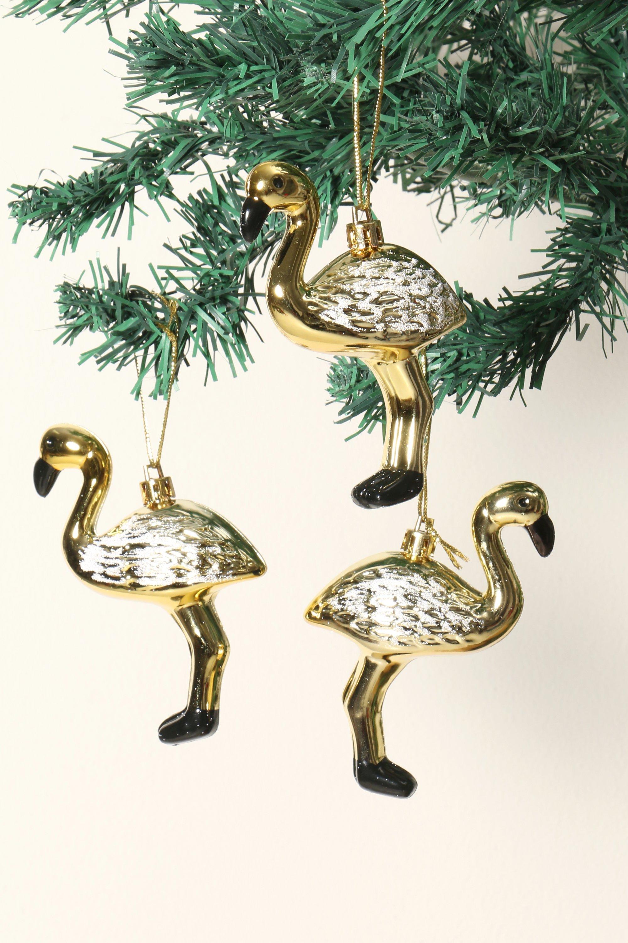 3 Pack Hanging Flamingos