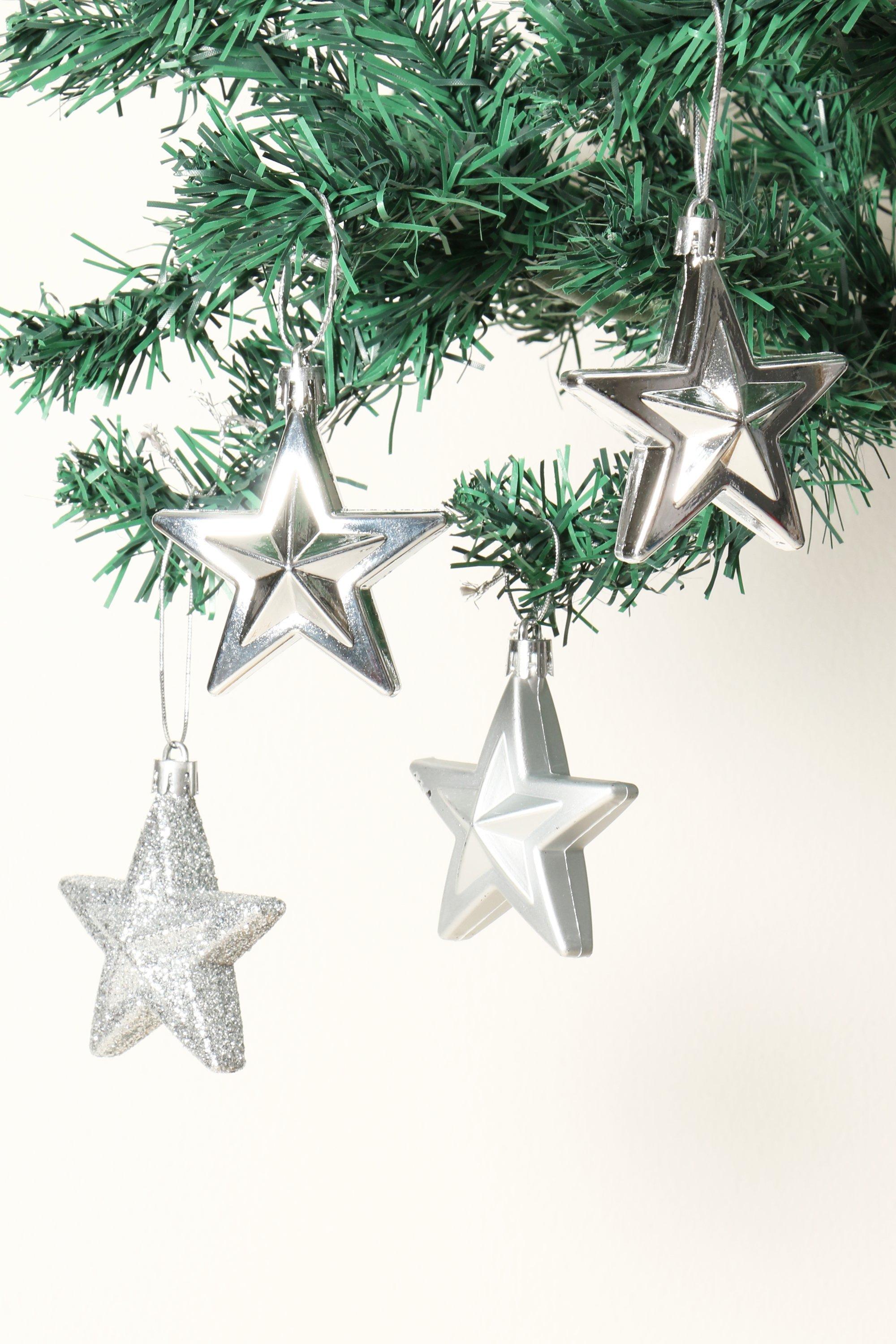 4 Pack Star Hanging Decor