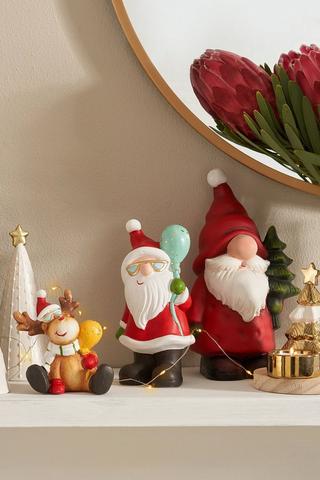 Ceramic Santa With Tree