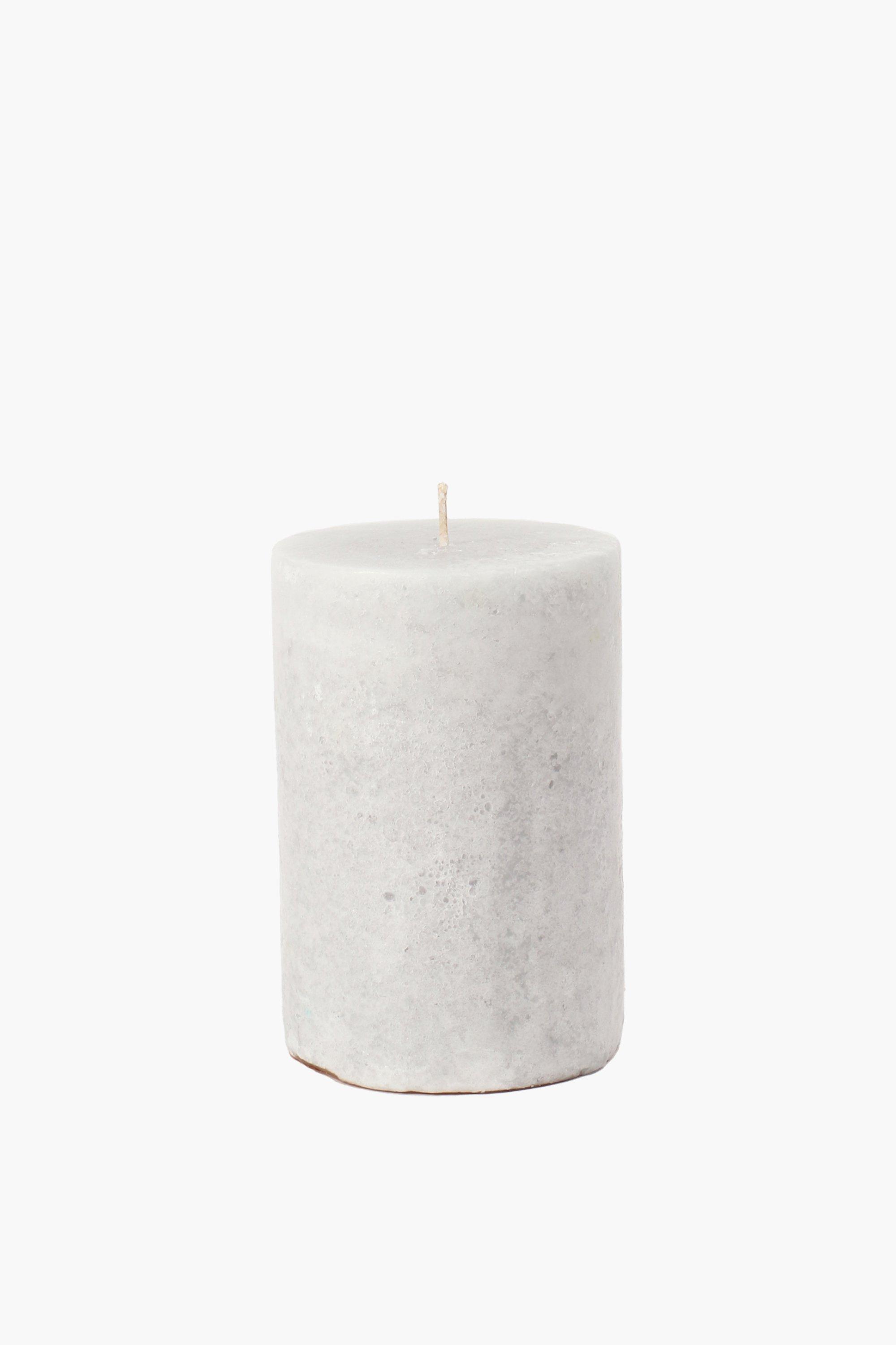 Basil Rustic Pillar Candle 10x15cm