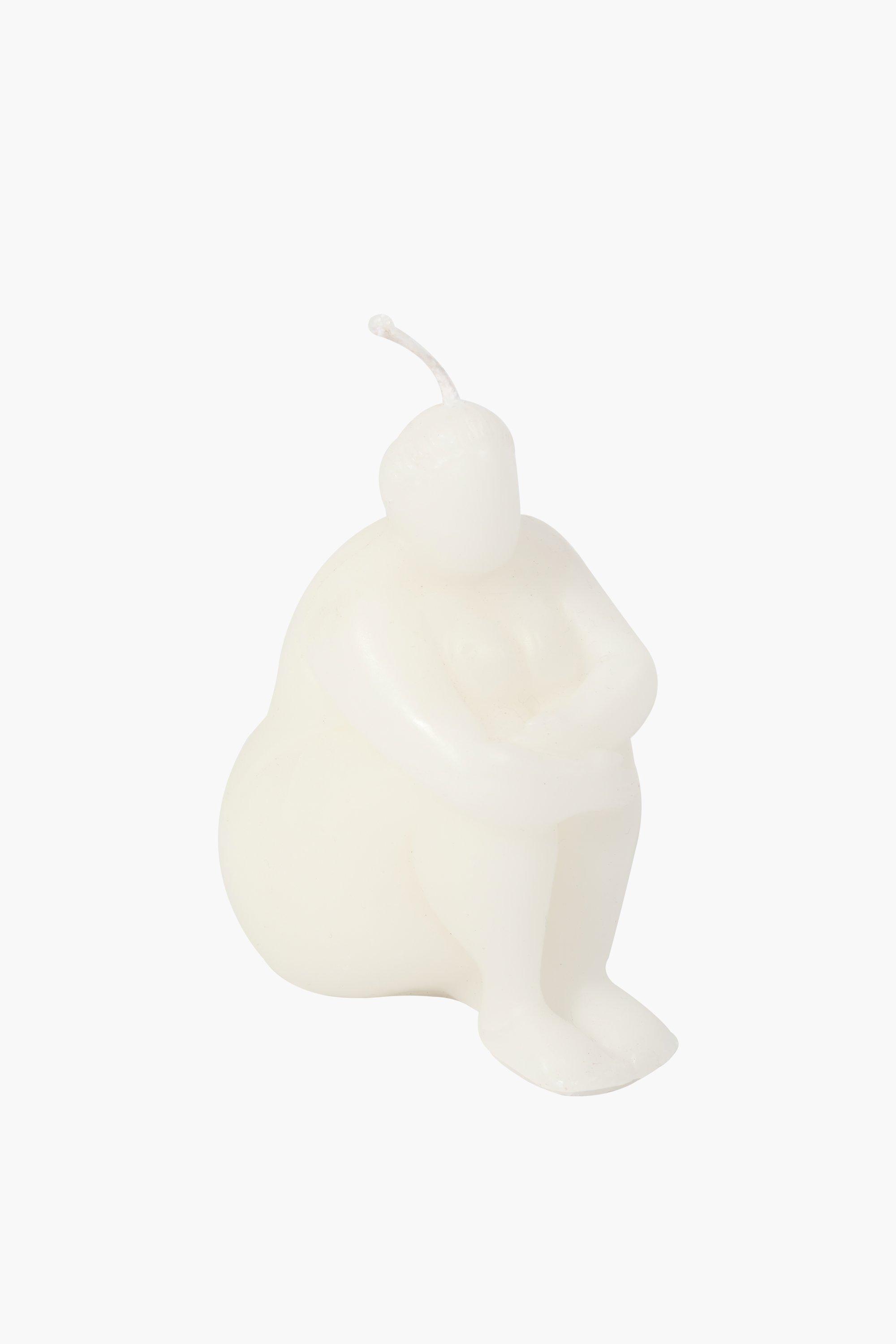 Seated Figure Candle, 11x13cm