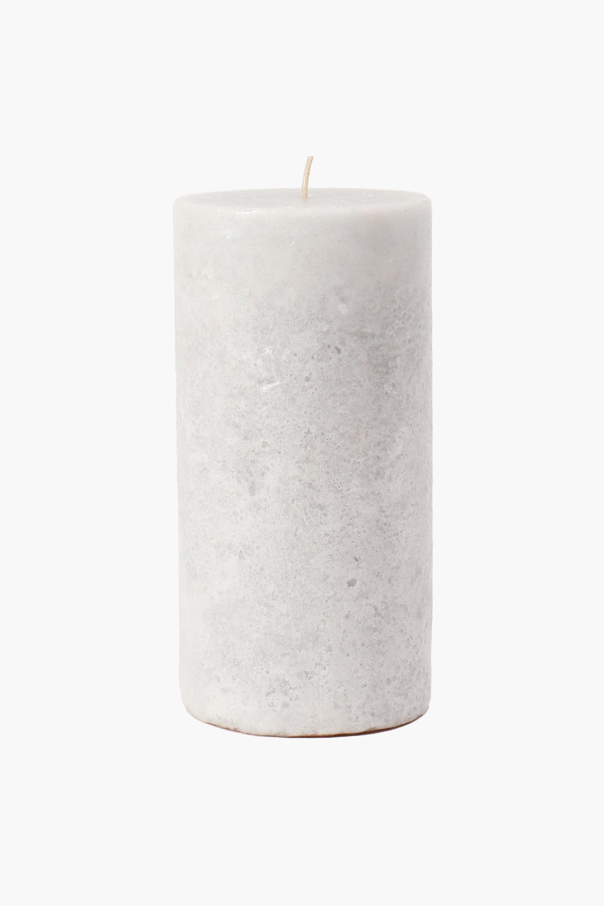 Basil Rustic Pillar Candle 10x20cm