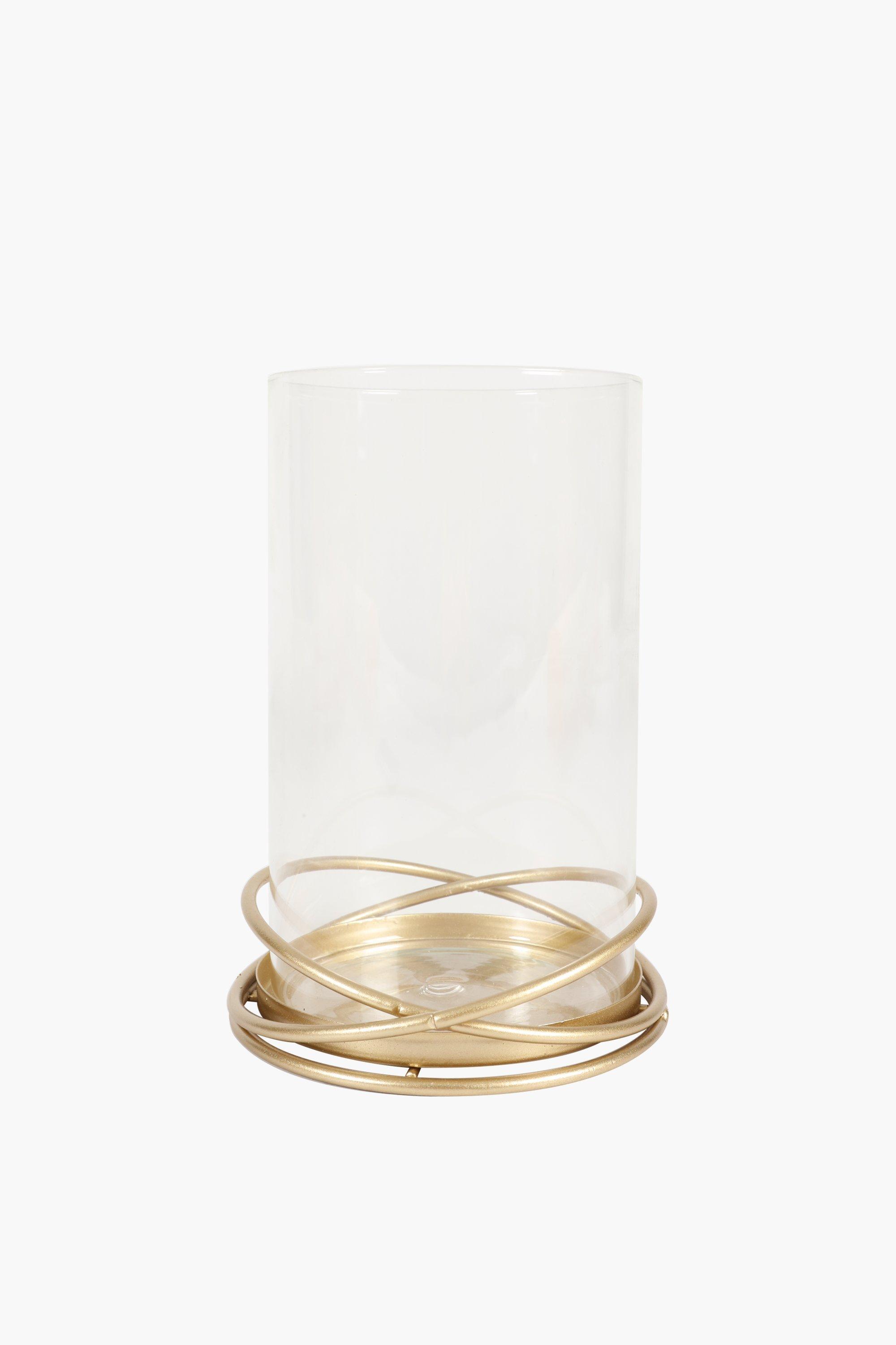 Metal Circle Base Candle Holder