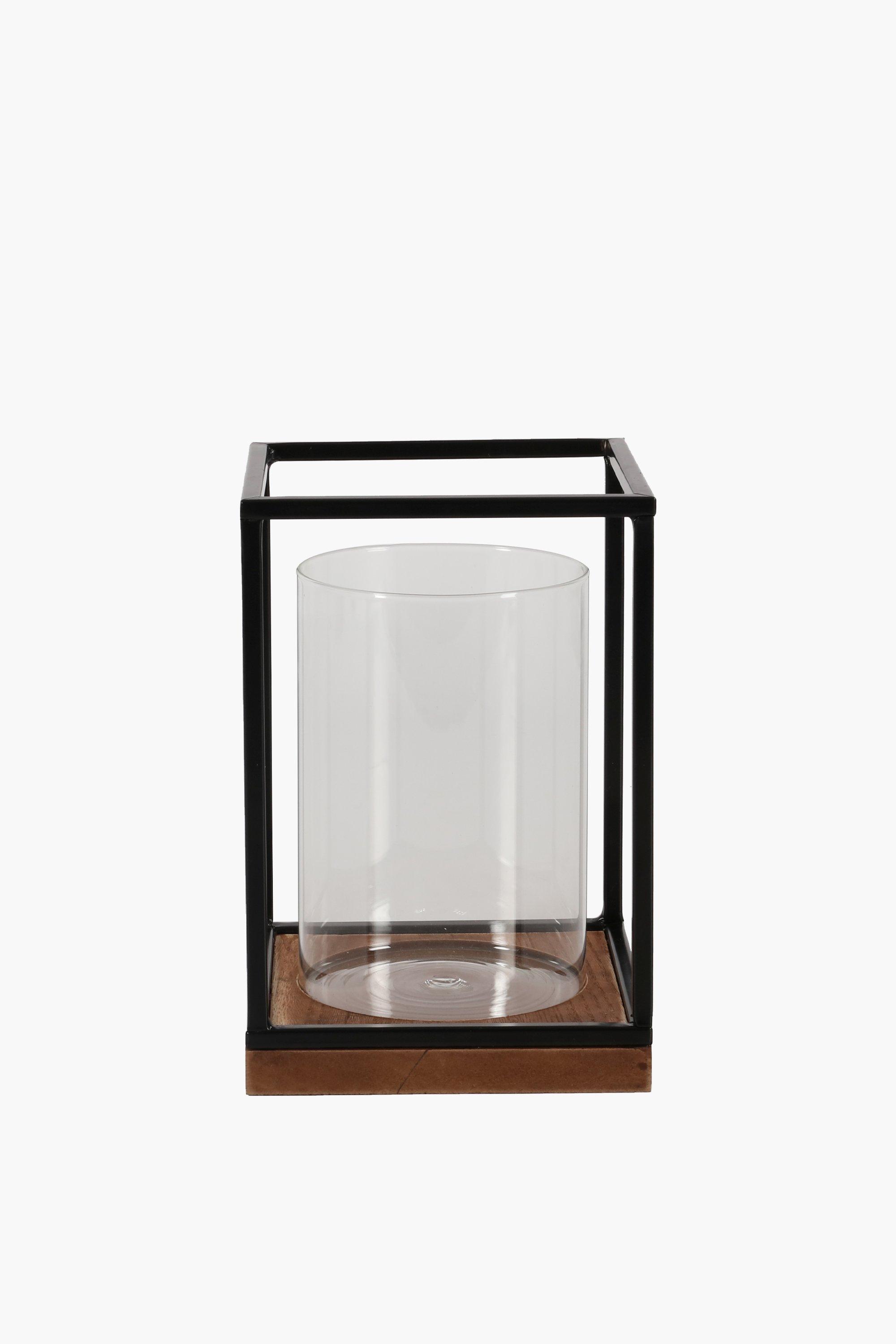 Metal Prism Candle Holder