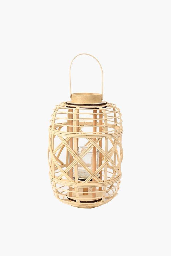 Natural Woven Lantern