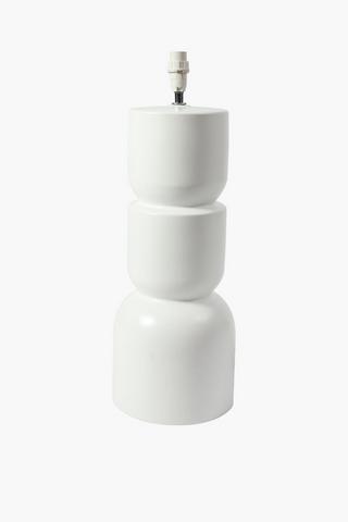 Ceramic Stacked Lamp Base