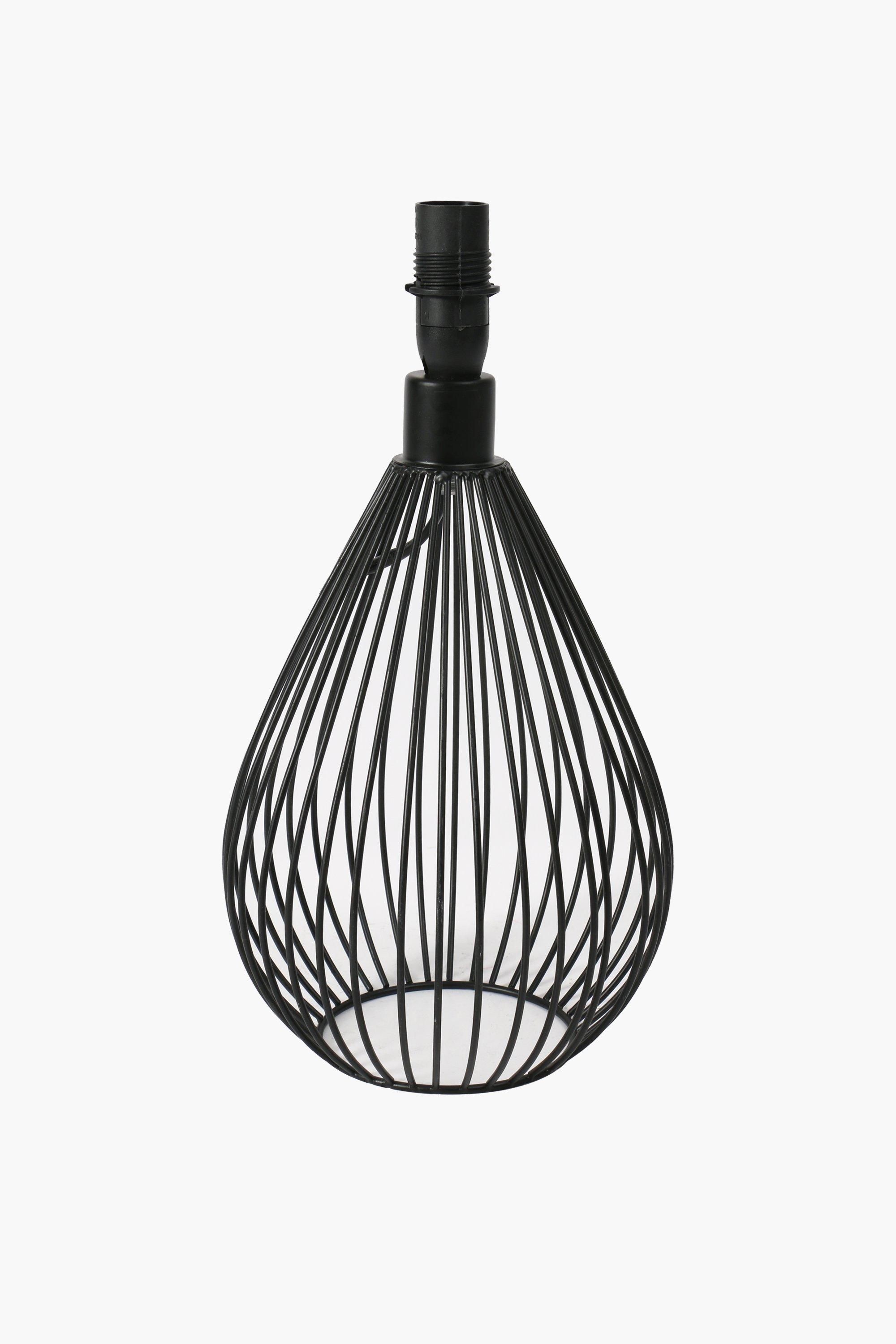 Teardrop Cage Lamp Base