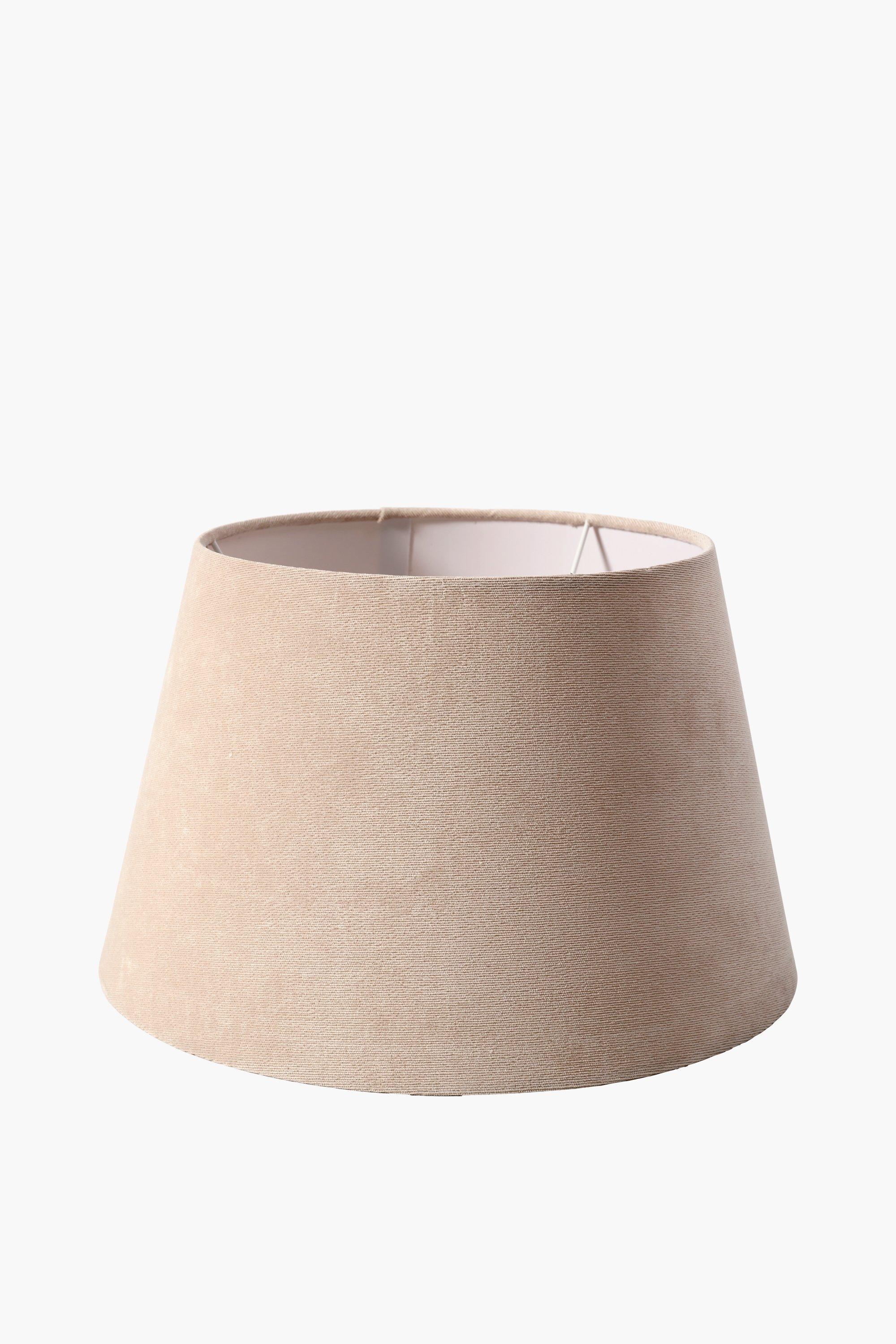 Chenille Textured Tapered Lamp Shade, Medium