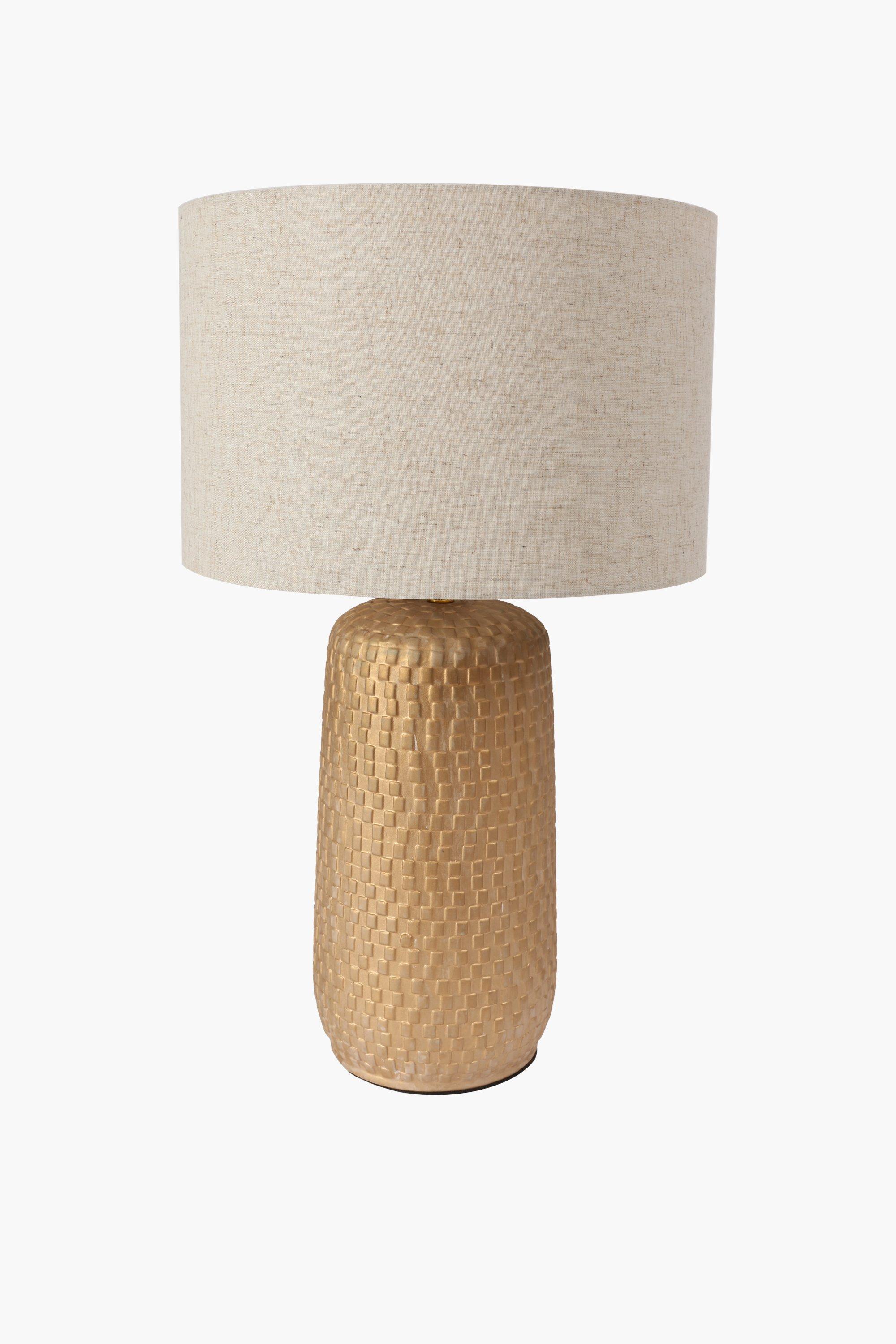Ceramic Textured Table Lamp