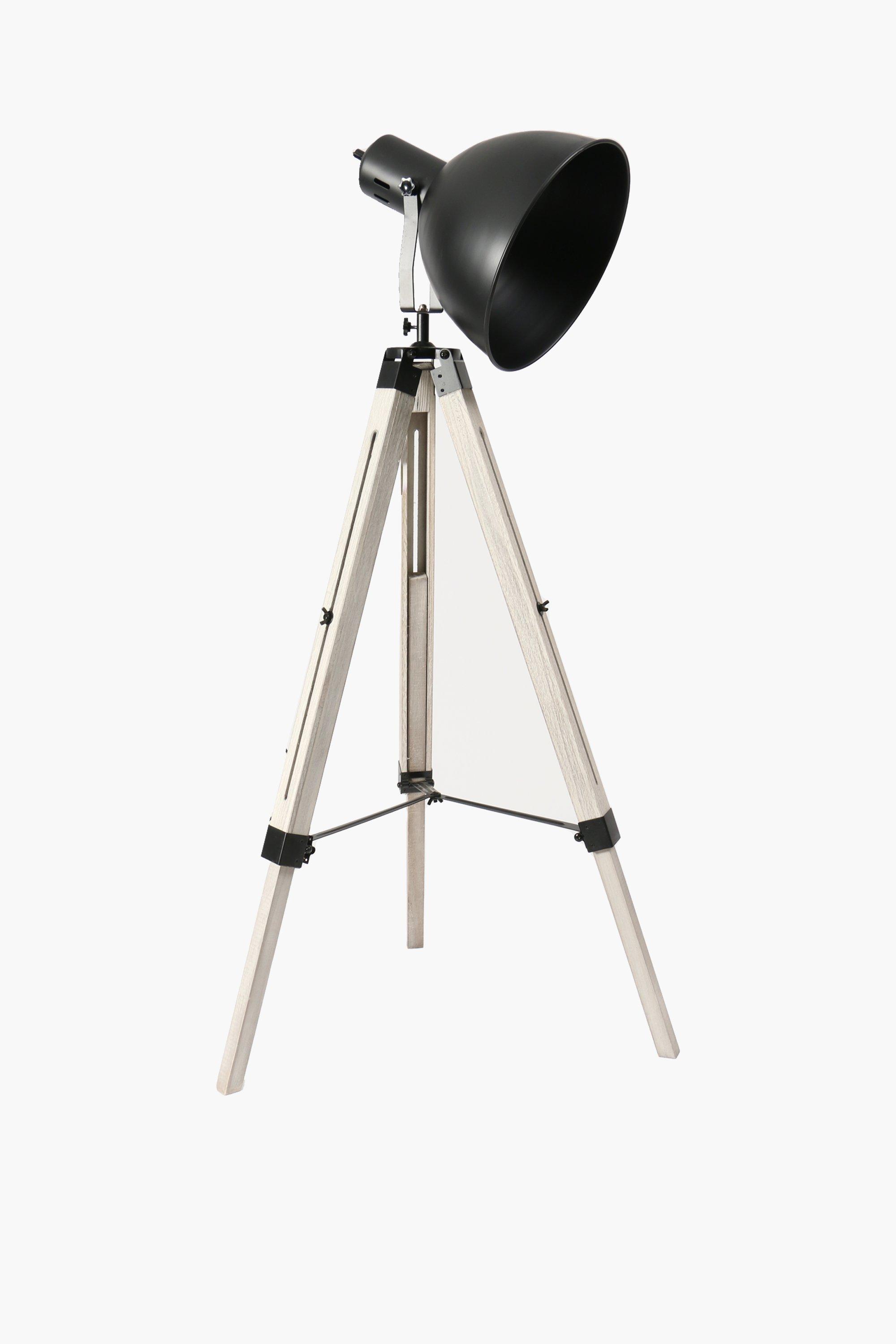 Industrial Tripod Standing Lamp