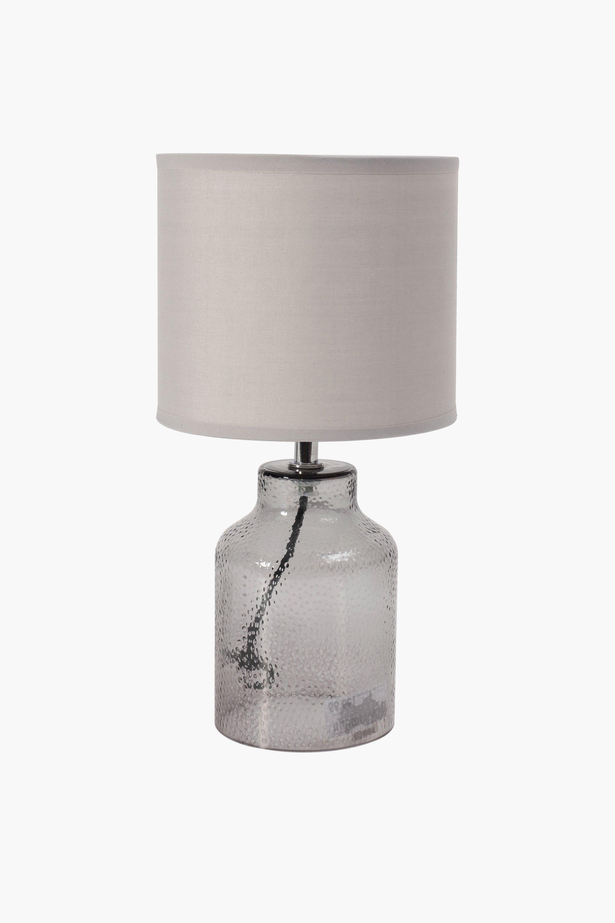 Dimple Glass Lamp Set