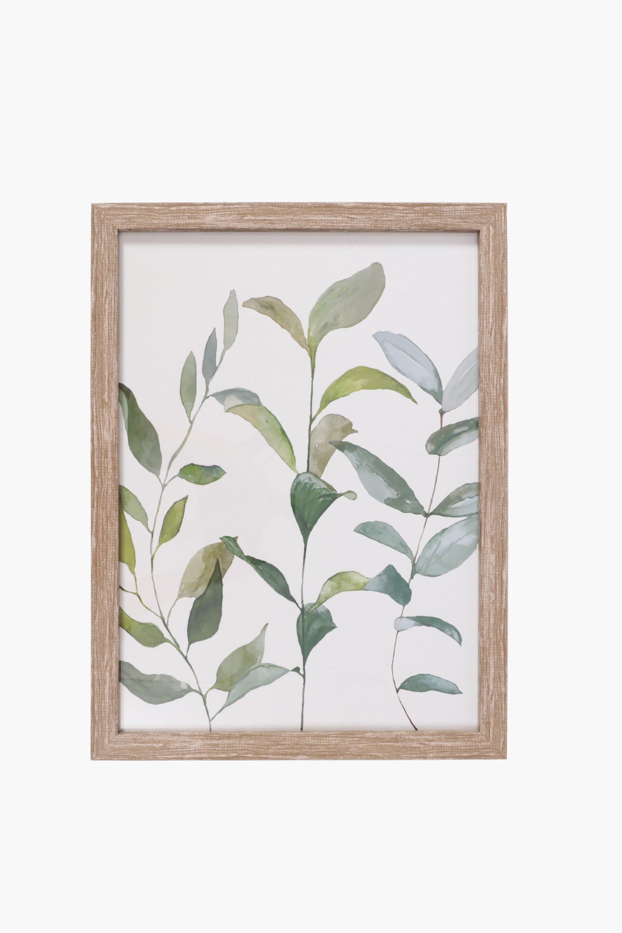 2 Piece Botanical Framed Wall Art