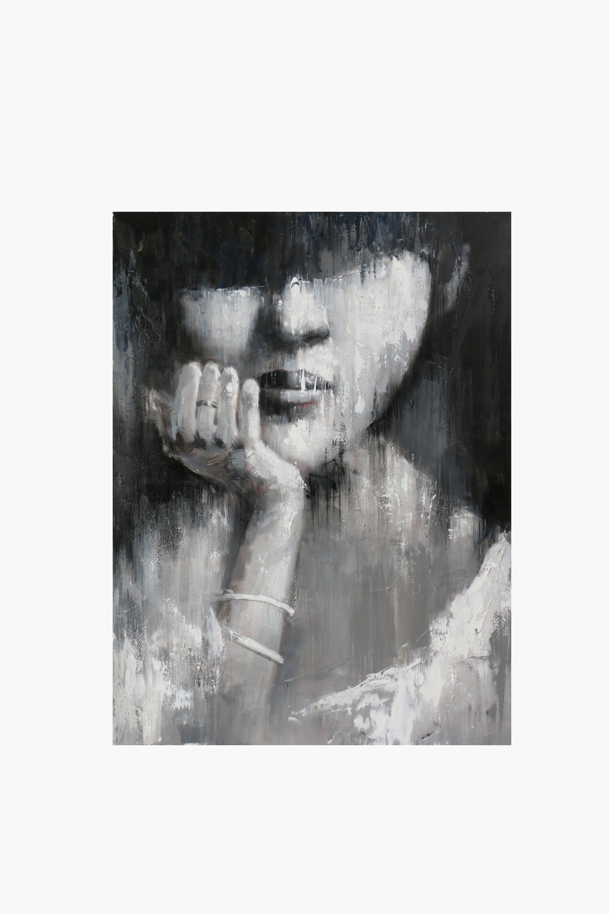 Abstract Form Canvas Wall Art 90x120cm