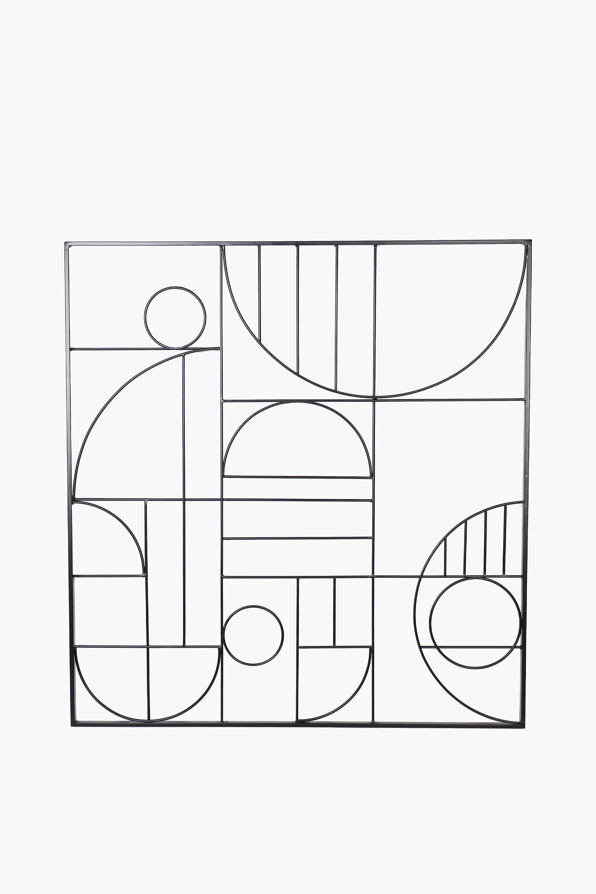 Dimensional Geo Deco, 68x91cm