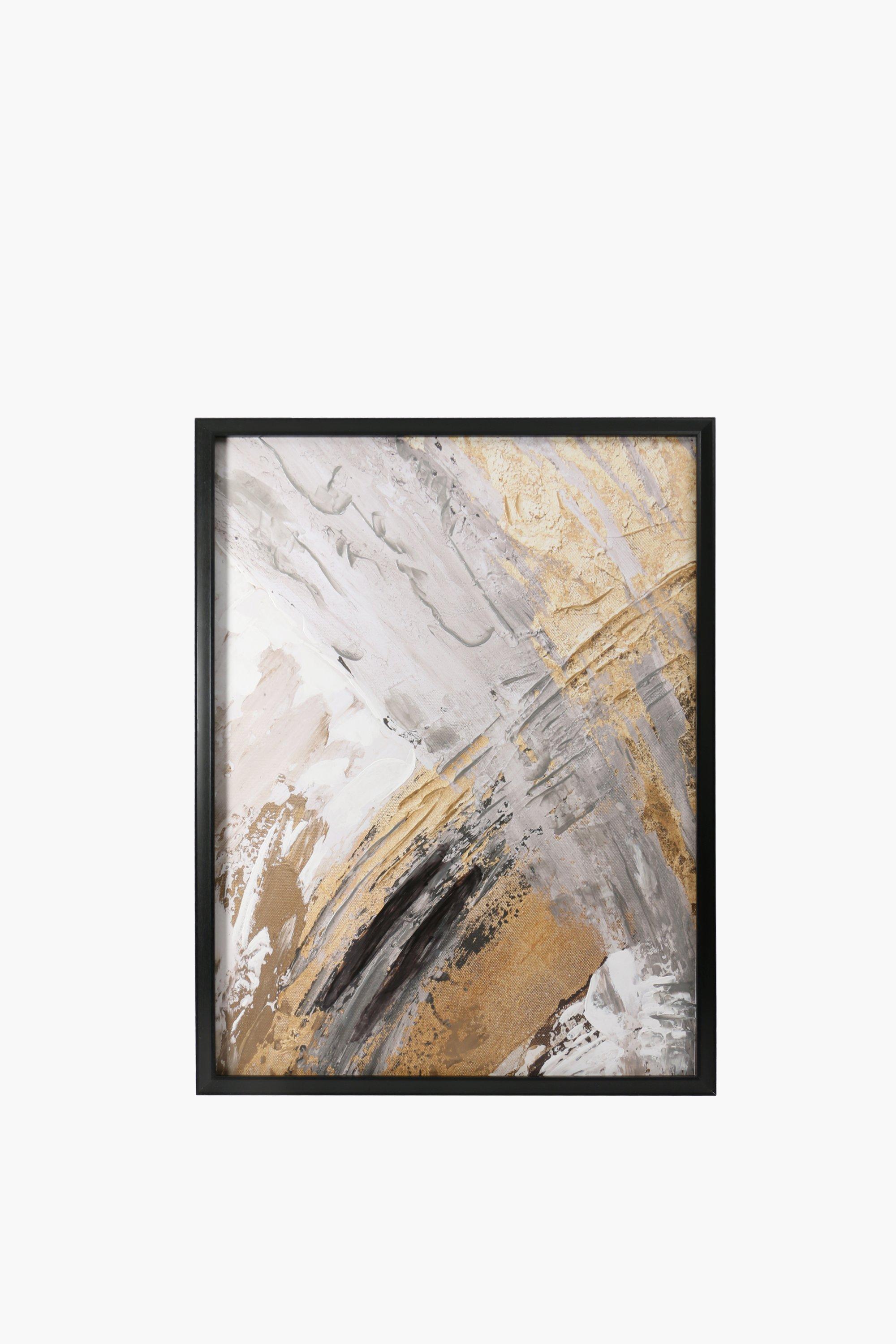 Framed Urban Metals Canvas 90x120cm