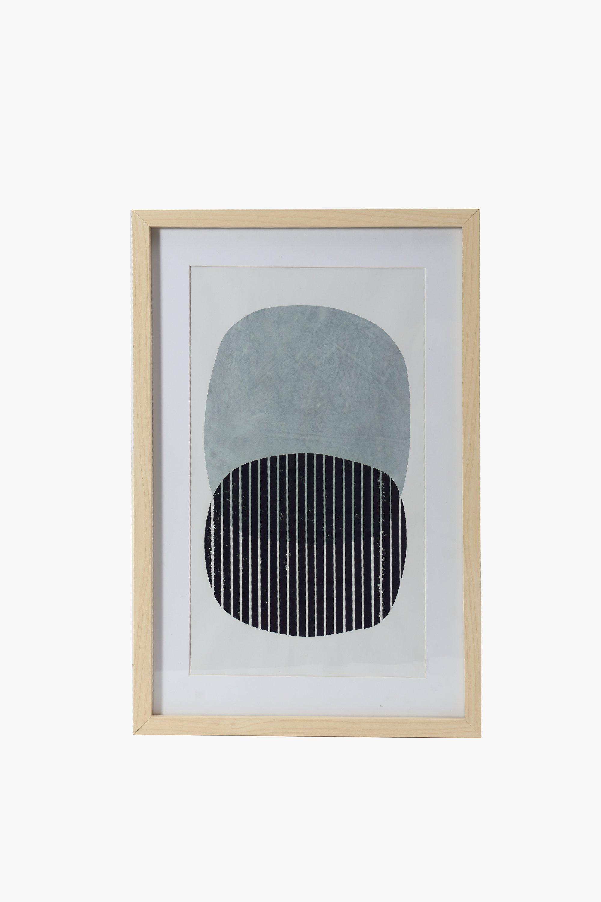 Geo Mod Framed Wall Art, 40x60cm