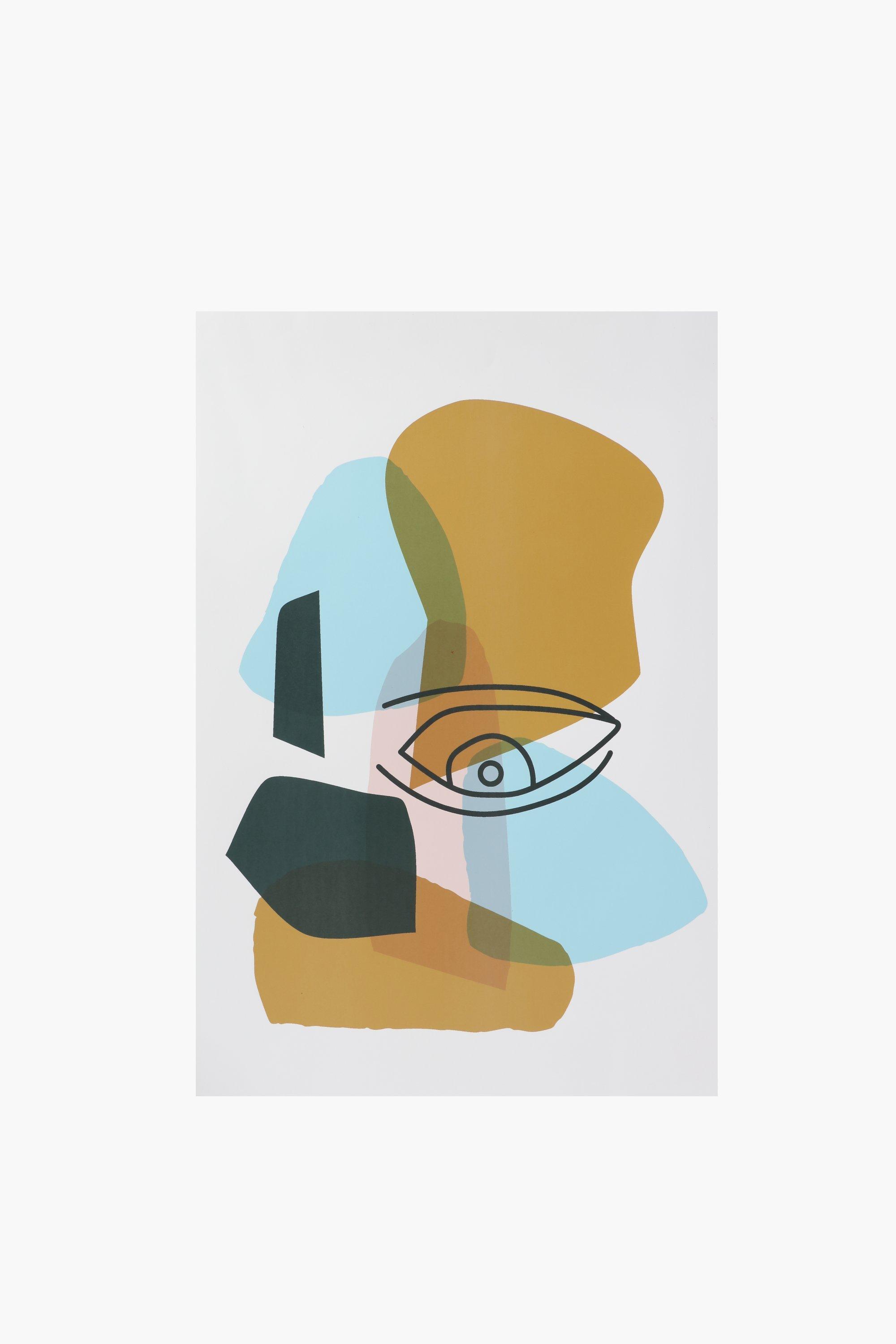 Abstract Geo Poster, 30x40cm