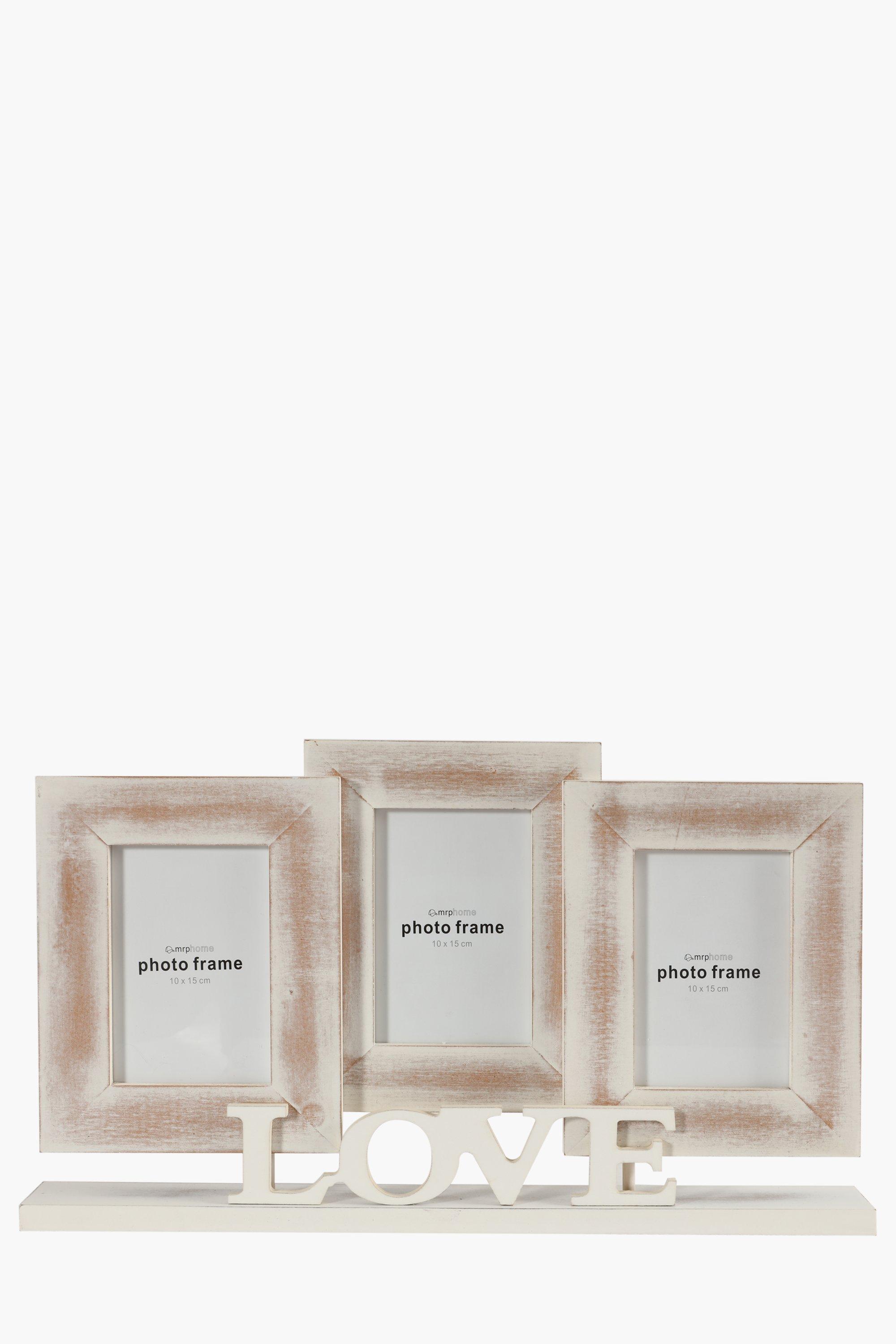 3 Picture Multi Heart Frame