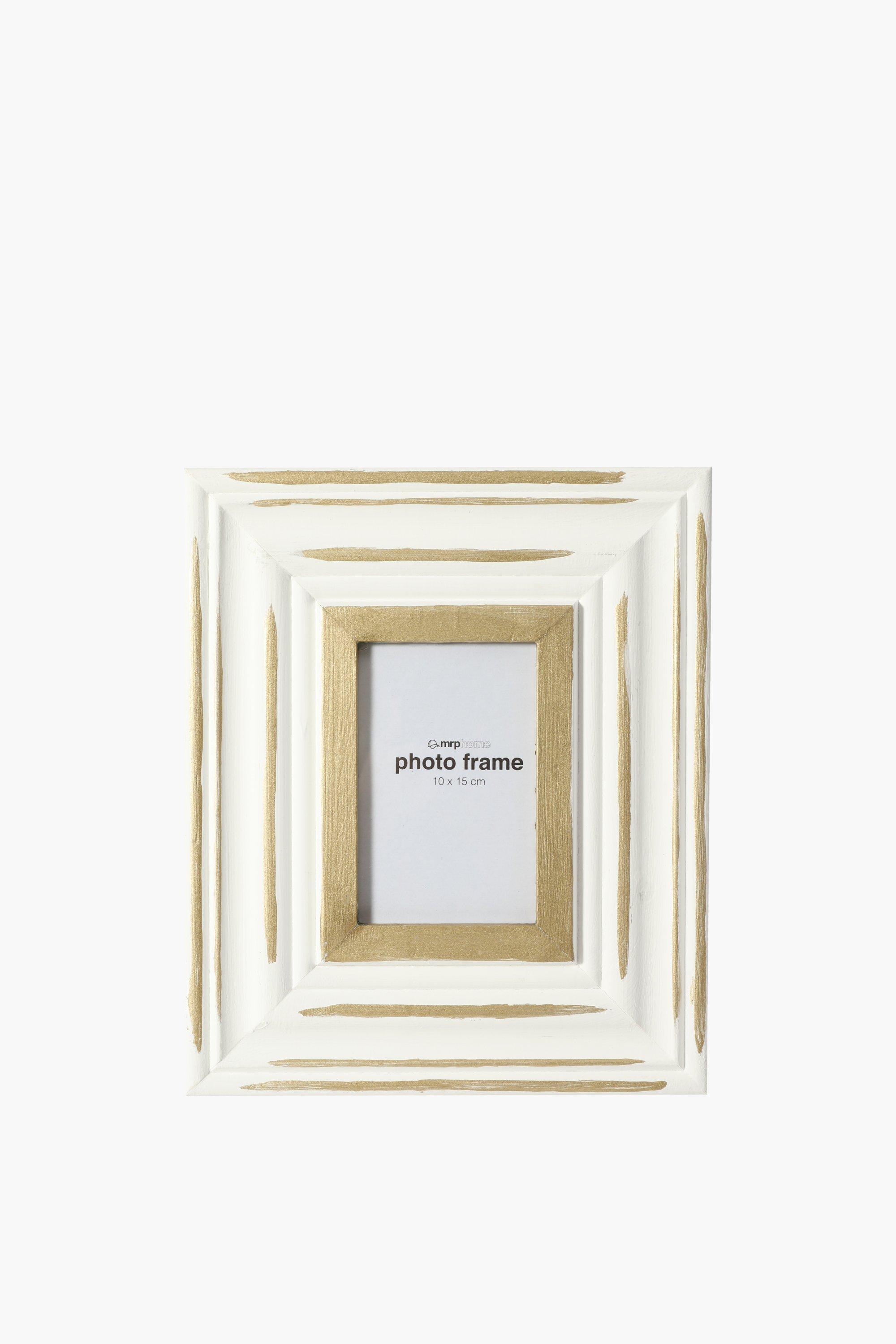 Two Tone Distressed Frame, 10x15cm