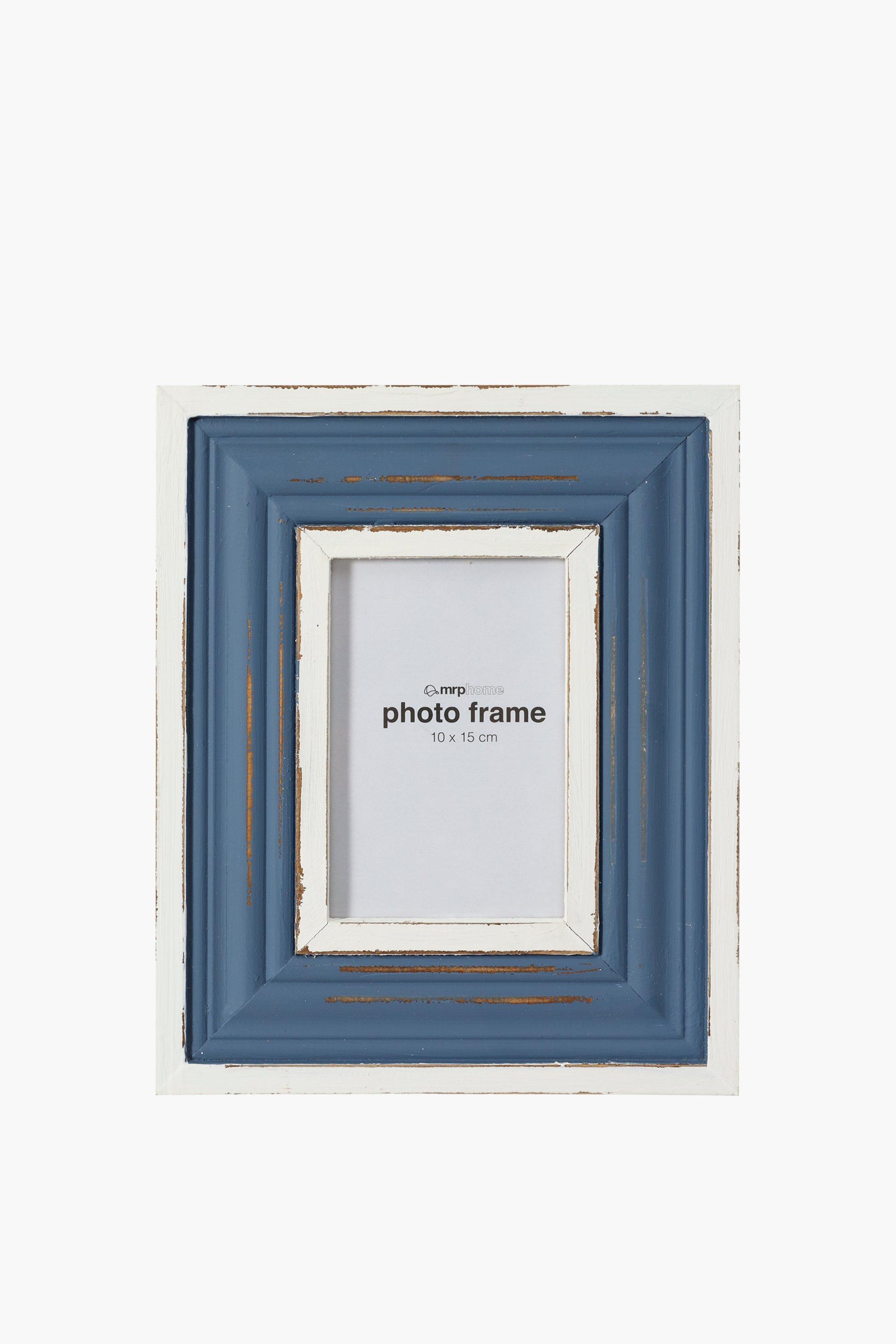 Two Tone Distressed Frame, 10x15cm