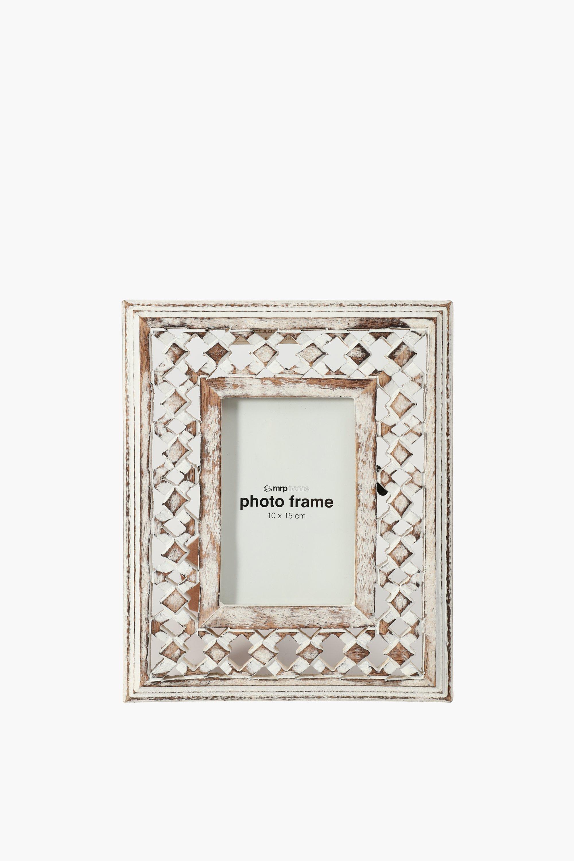 Lattice Carved Frame, 10x15cm