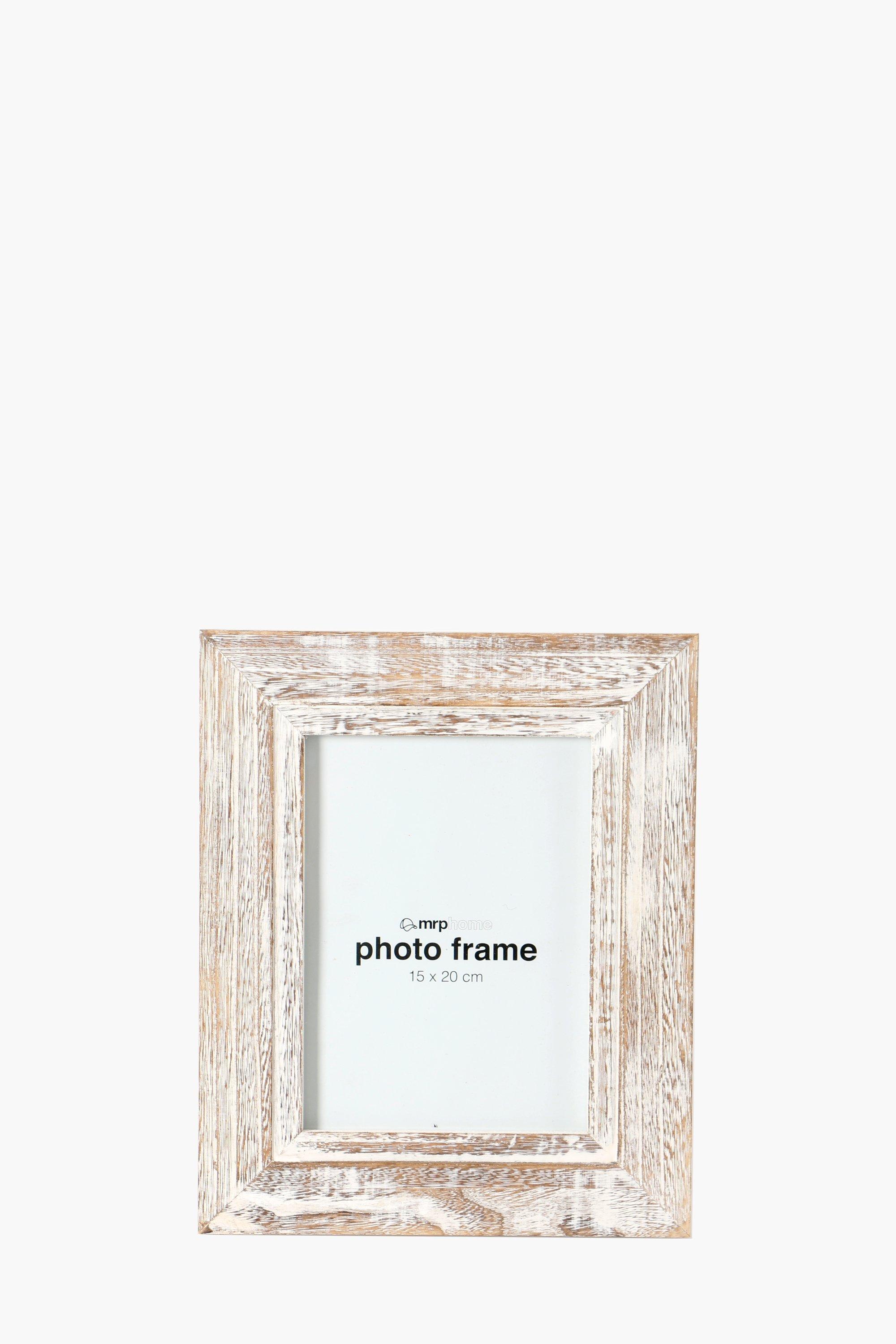 Washed Light Wood Frame, 15x20cm