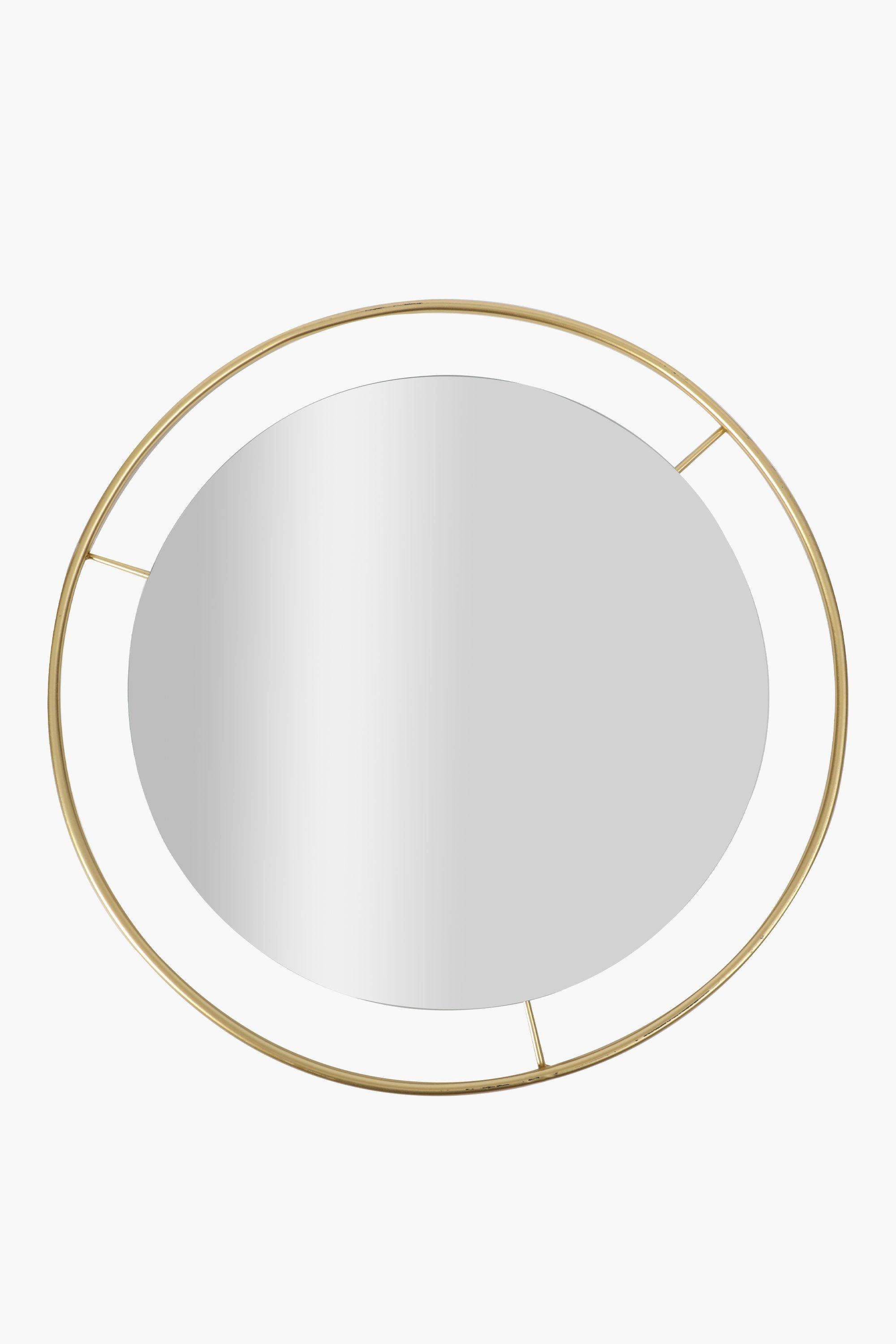 Geo Round Metal Mirror, 60cm