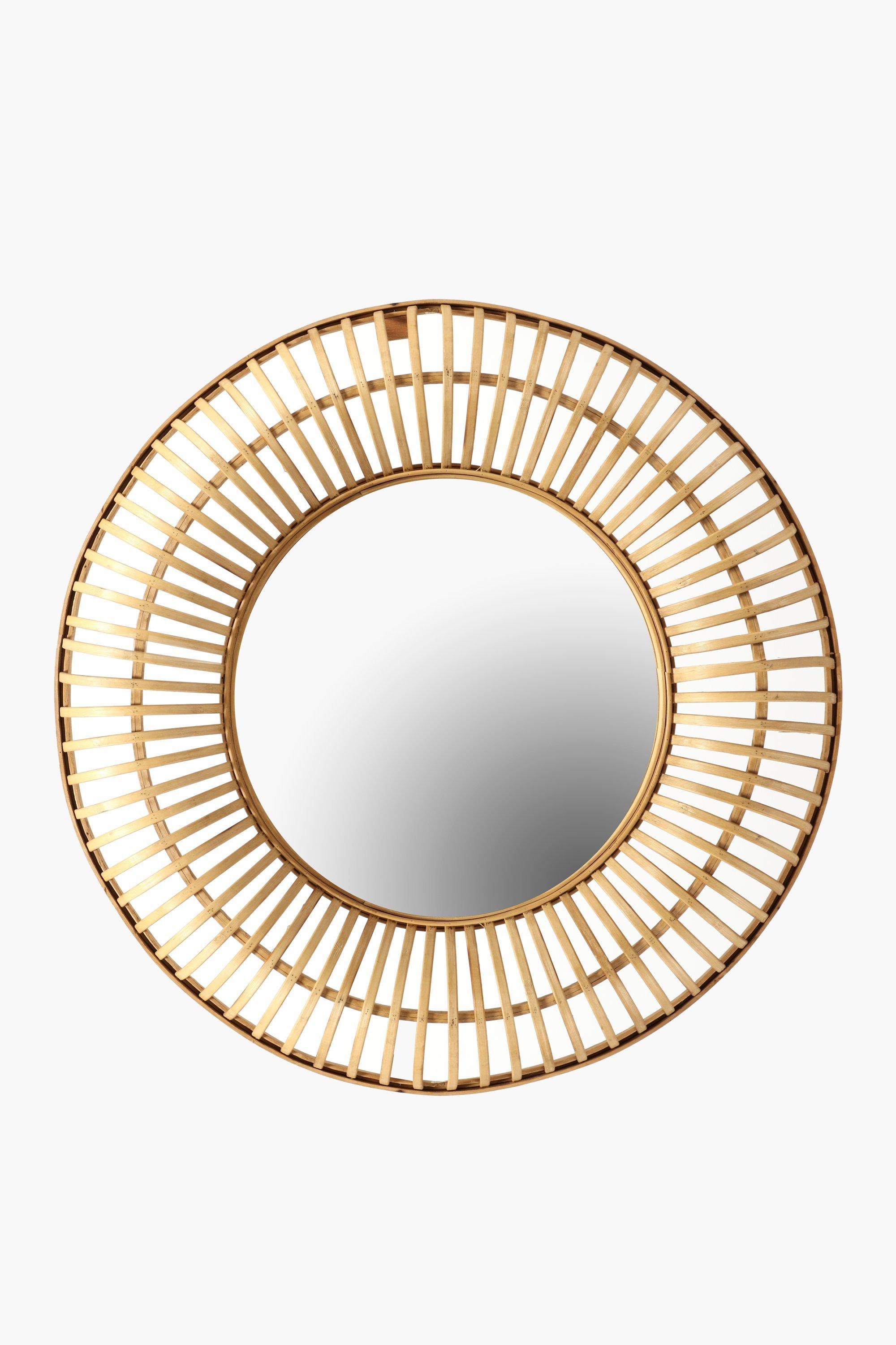 Dimensional Bamboo Mirror, 72cm