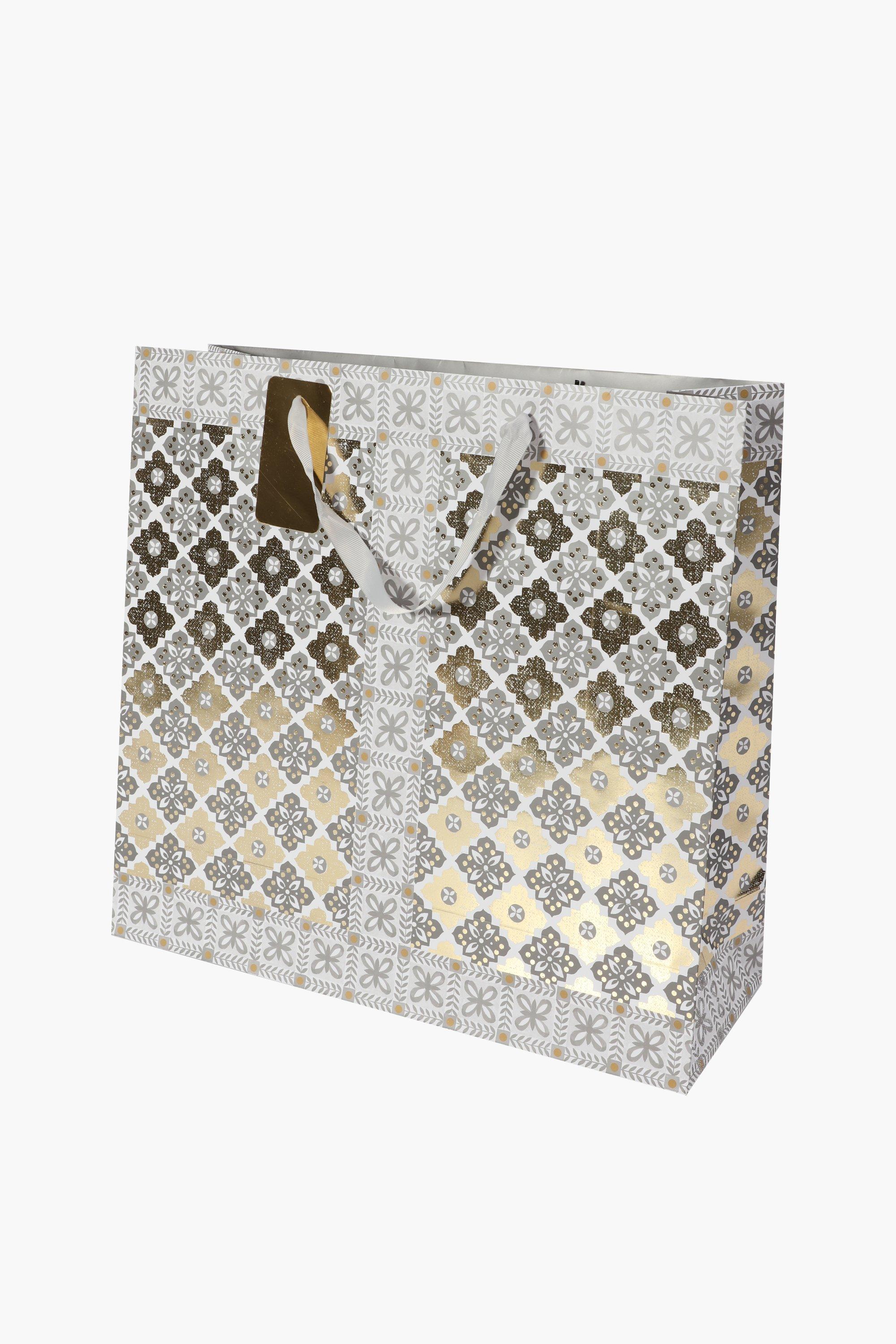 Indian Block Print Gift Bag Large