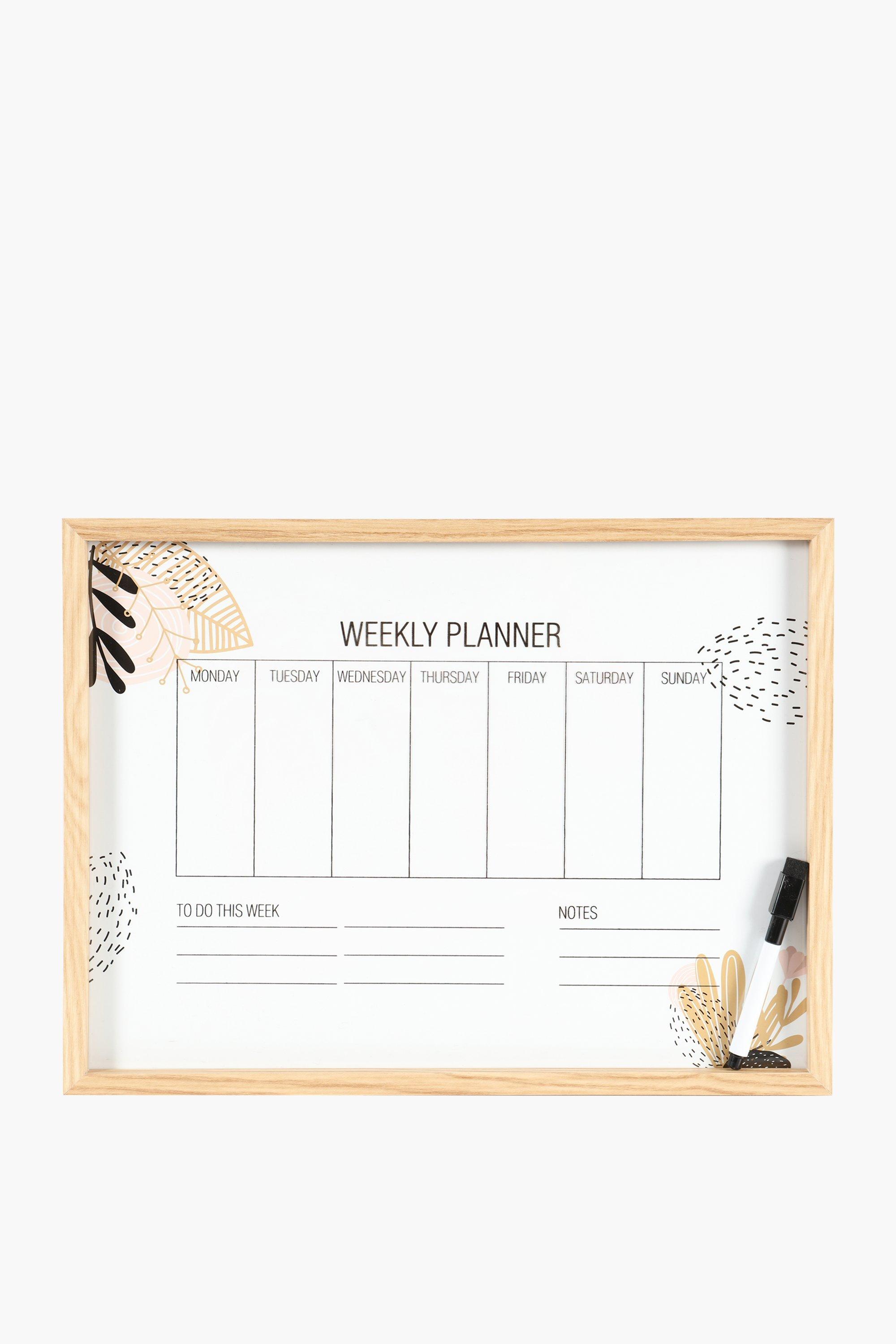 Magnetic Weekly Planner With Marker, A3