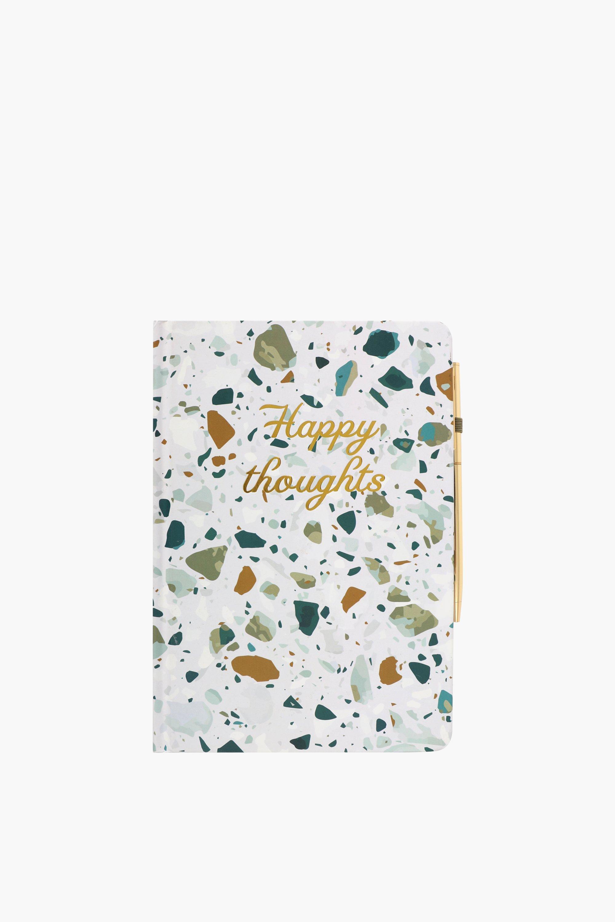 Happy Thoughts Notebook With Pen A5
