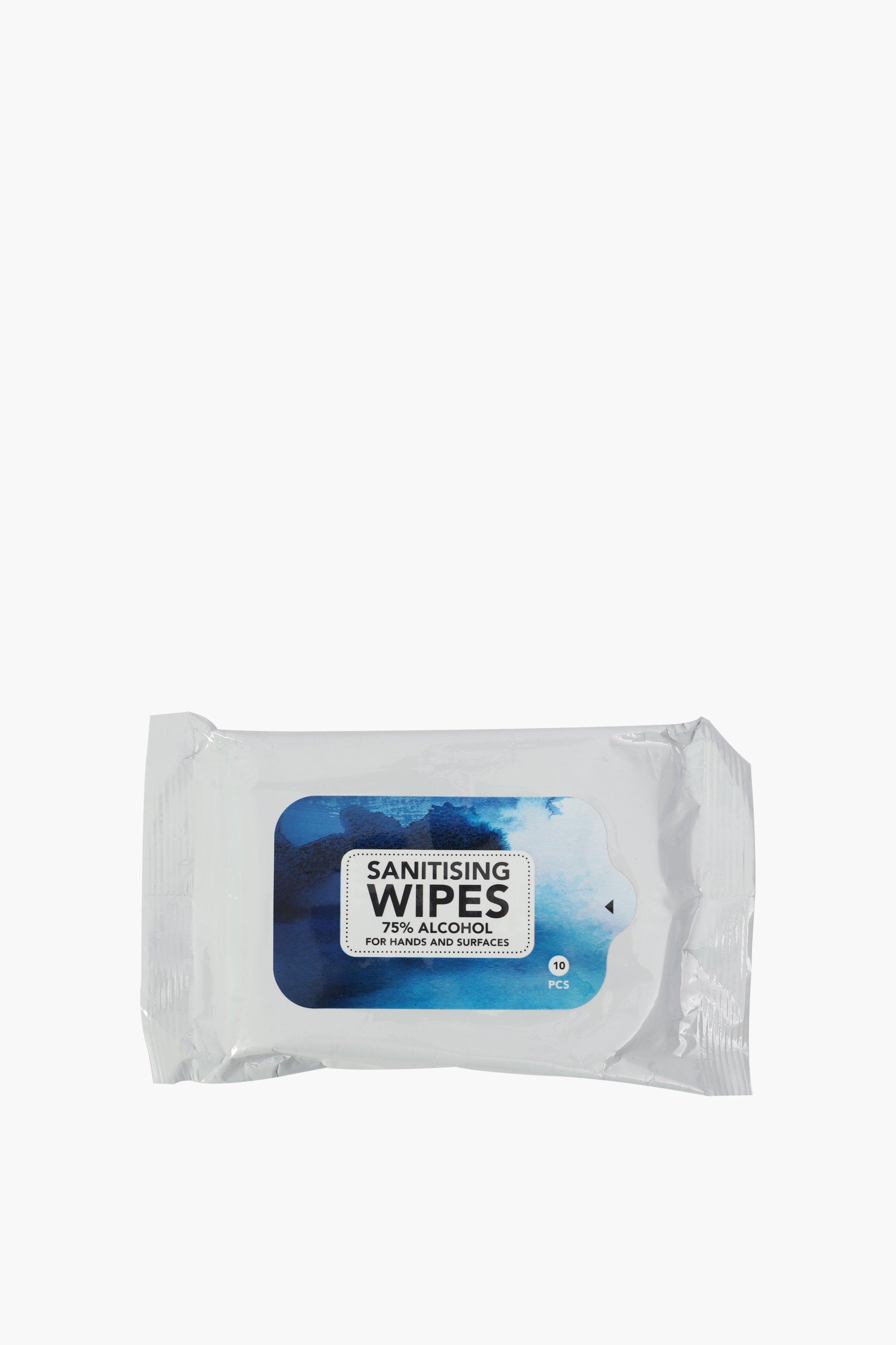 Sanitising Hand And Surface Wipes, 10 Pack