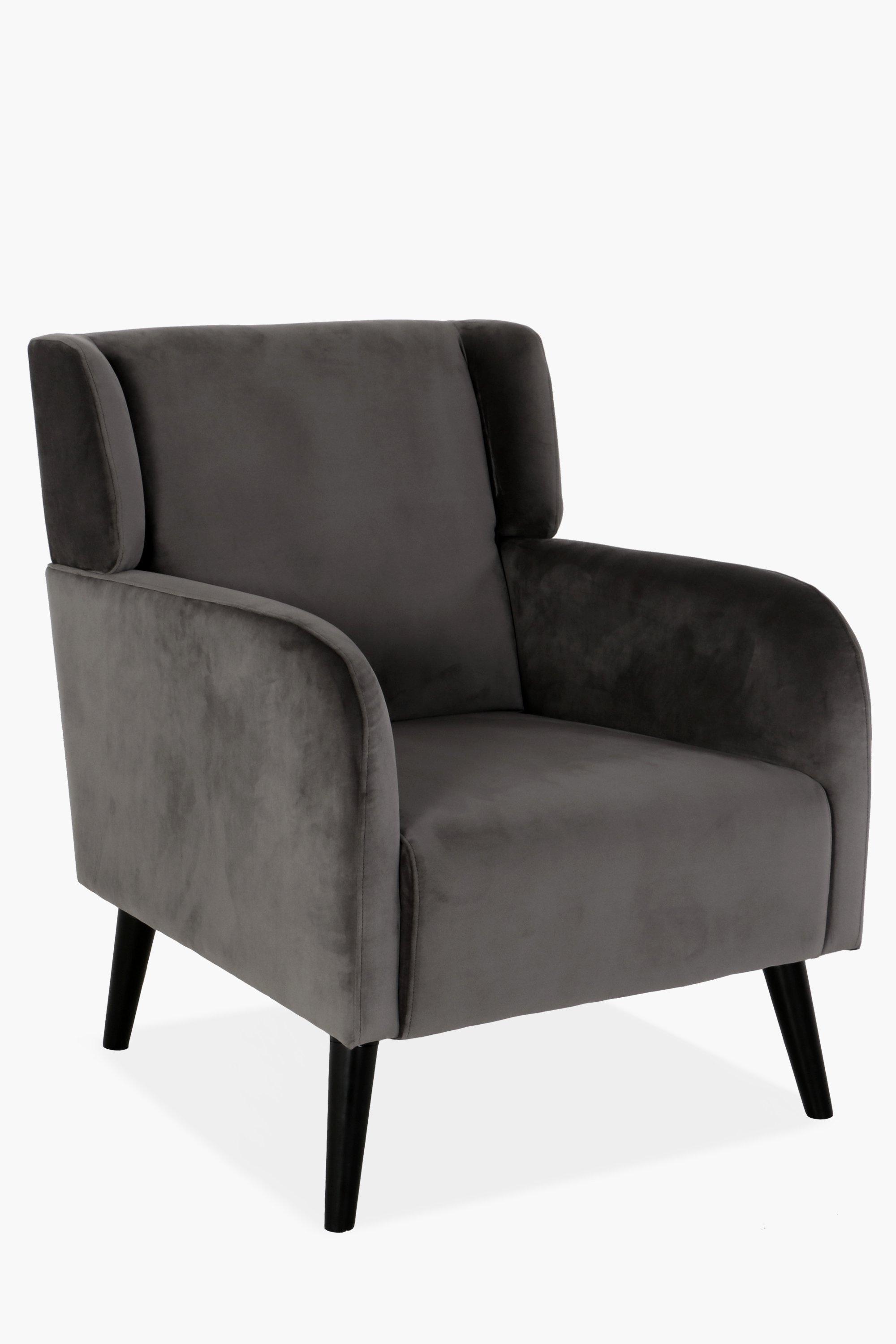 Calli Velvet Wingback Chair