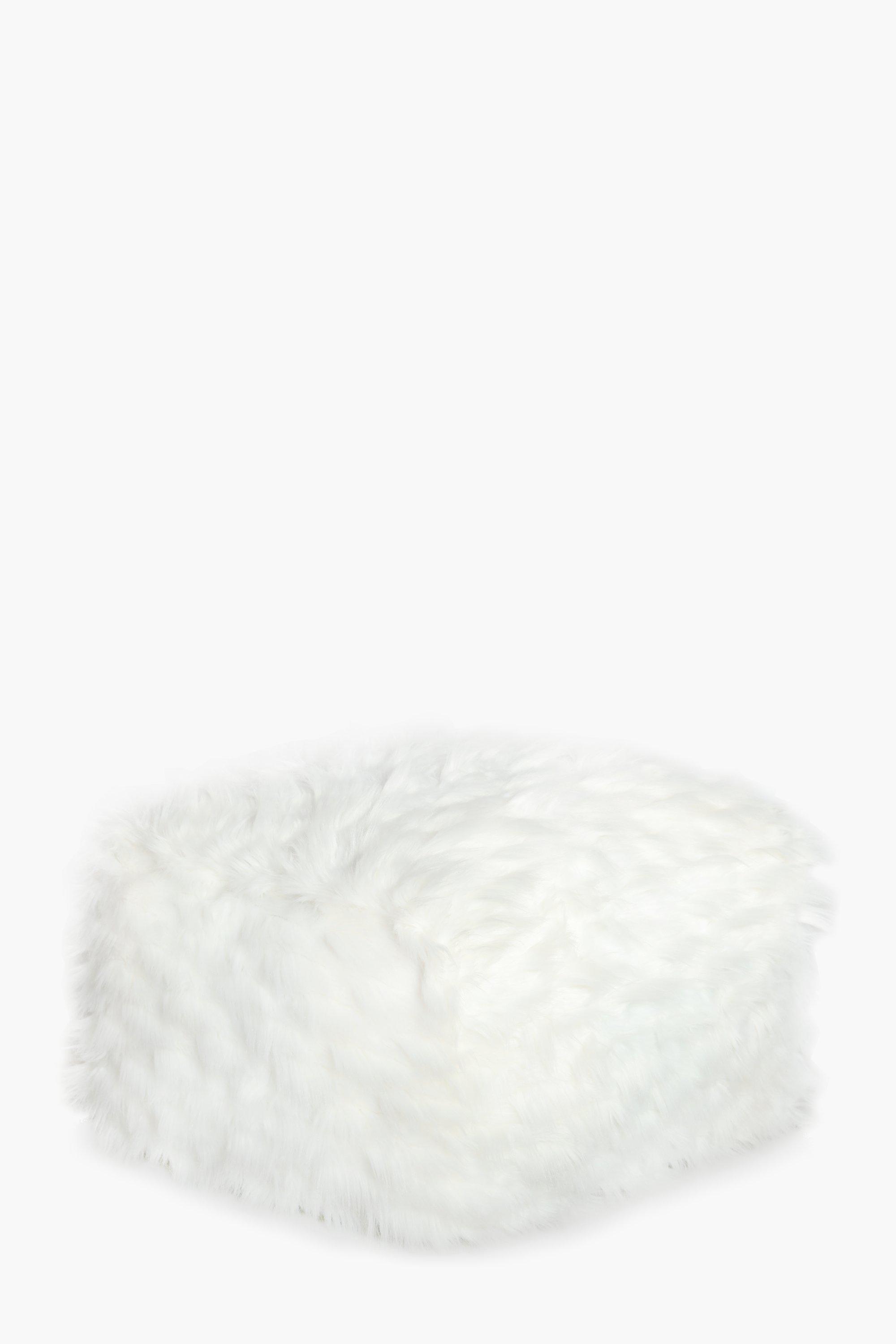 Fur Pouffe