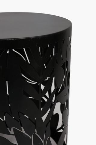 Metal Cut Out Side Table