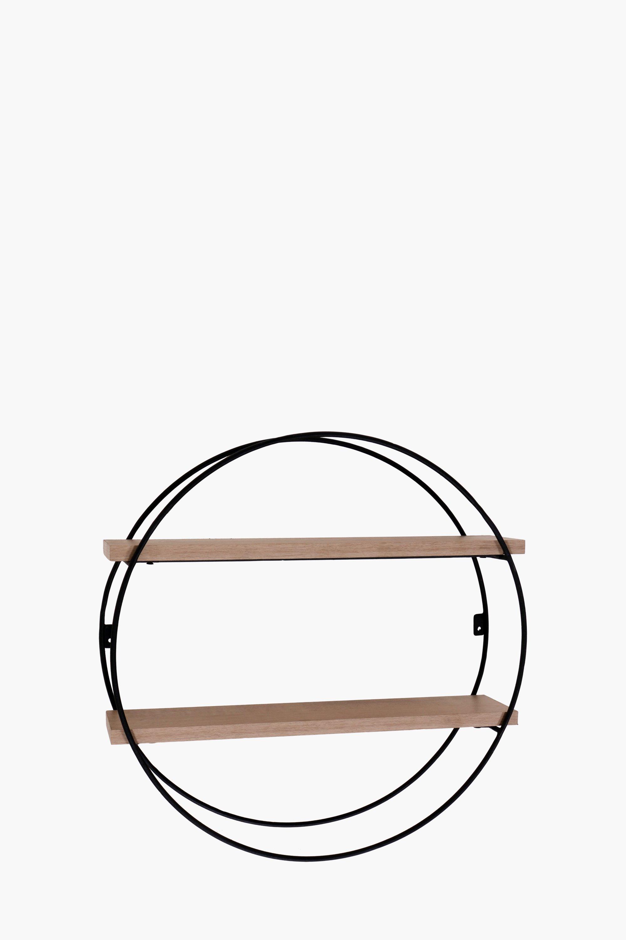 Round 2 Tier Wall Mounted Shelf