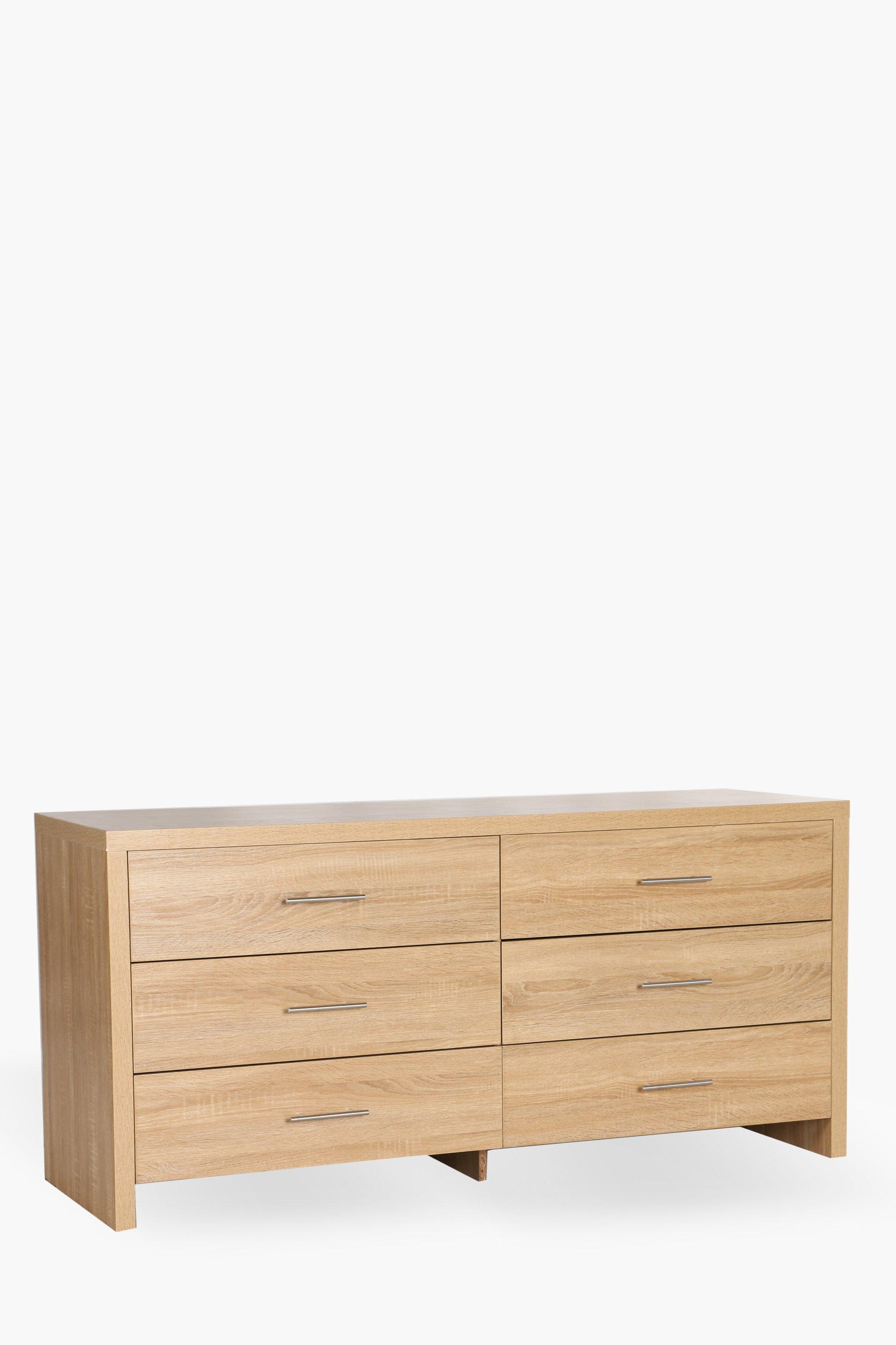 Oakley 6 Drawer Low Unit