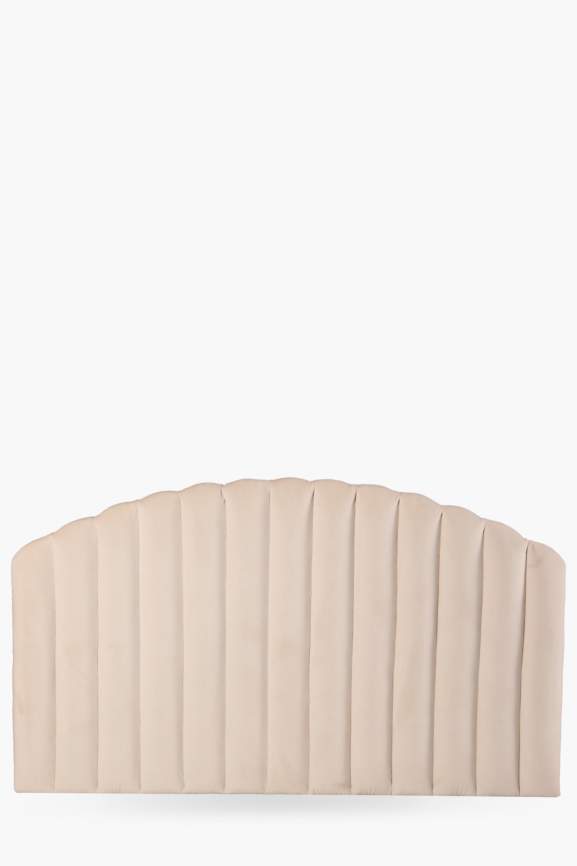 Scallop Velvet Queen Headboard