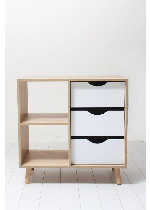 3 DRAWER SIDE TABLE 1 Taupe SHEET STREET